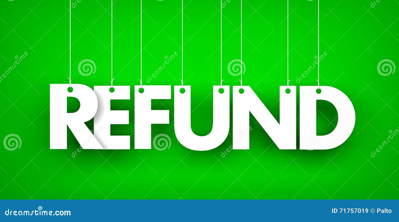 Refund word stock illustration. Illustration of concept - 71757019