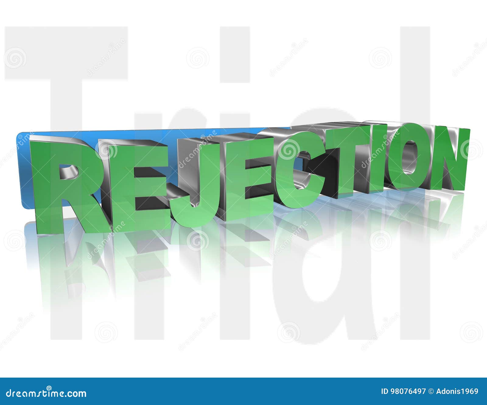 Refus illustration stock. Illustration of fond, épreuve - 98076497