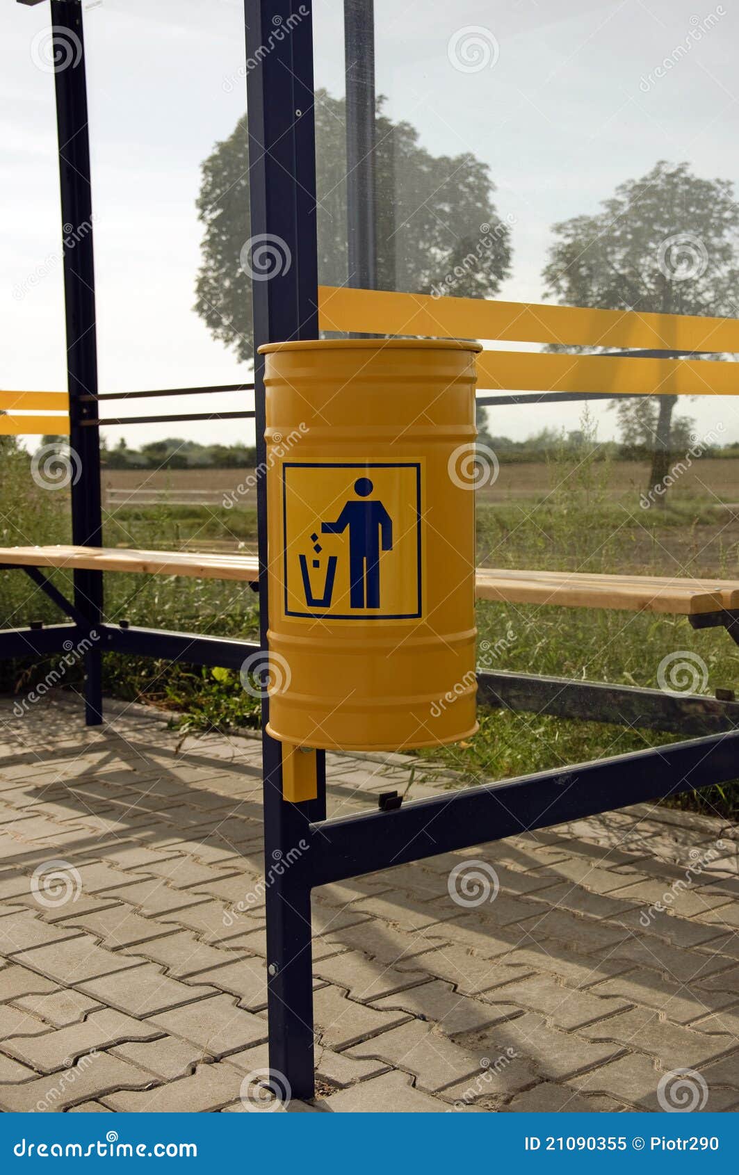 Refuse bin stock image. Image of clean, metal, logo, wastes - 21090355