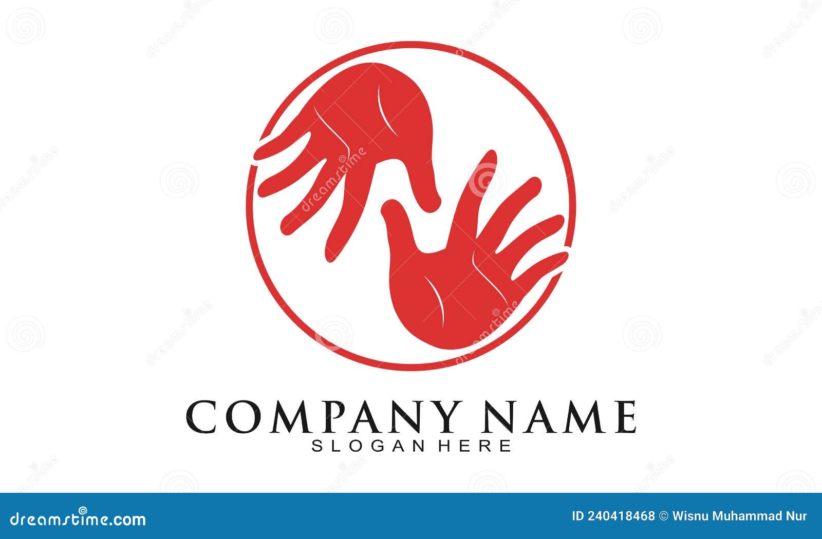 Refuse Hand Illustration Vector Logo Stock Vector - Illustration of ...