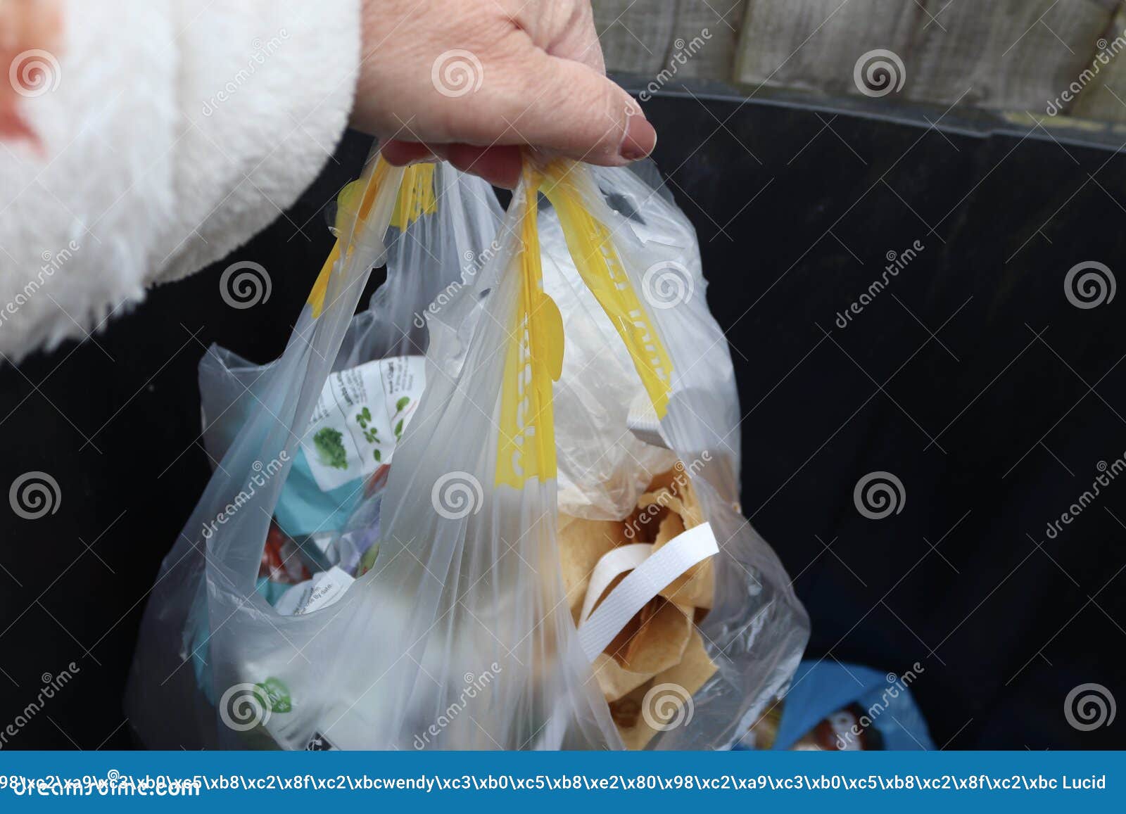 Refuse in the Home Recycling Bin Editorial Stock Image - Image of ...