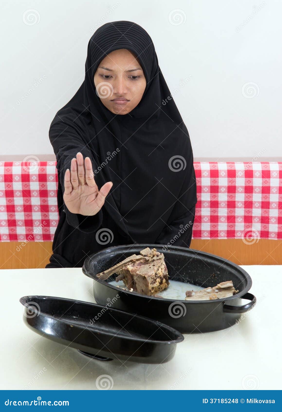 Refuse pork meat stock photo. Image of moslem, beautiful - 37185248