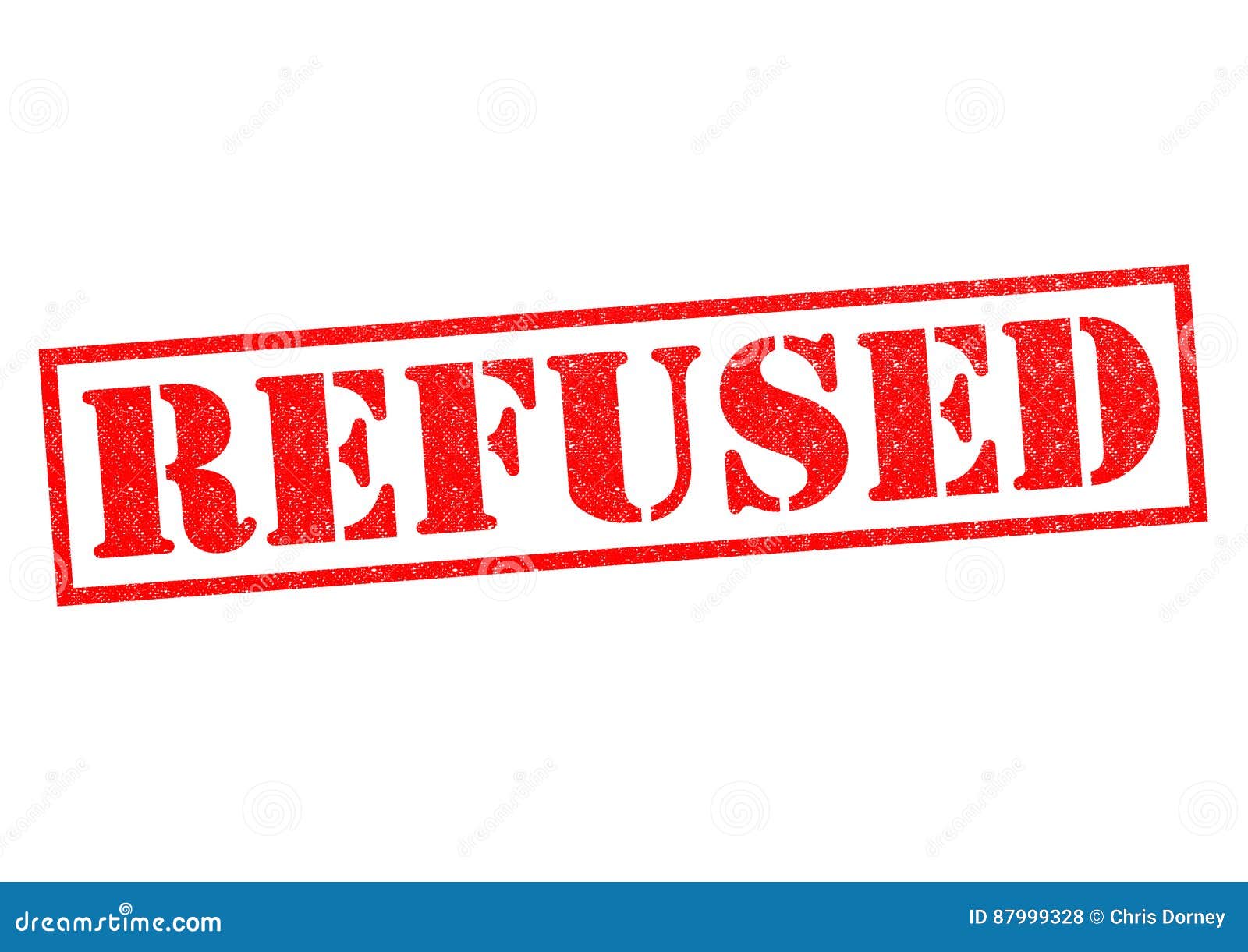 REFUSED stock illustration. Illustration of aged, prohibited - 87999328