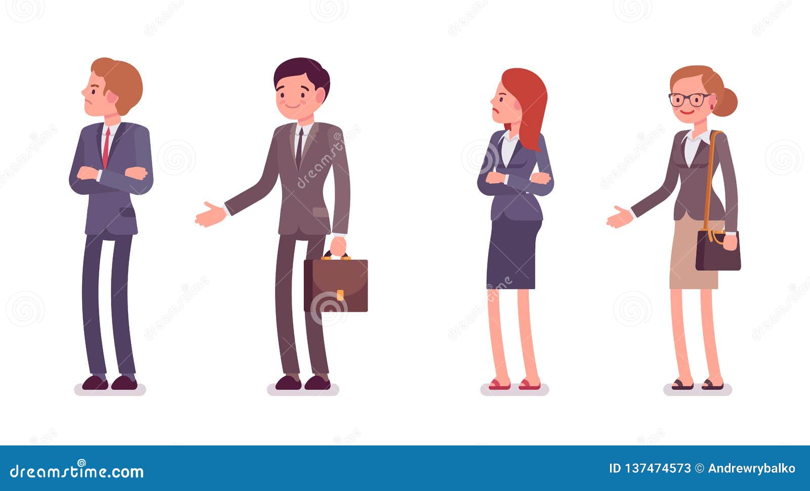 Refusing a handshake stock vector. Illustration of away - 137474573