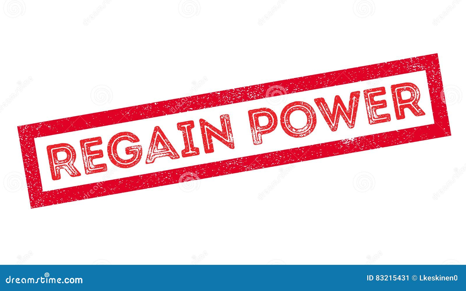 Regain Power Rubber Stamp Vector Illustration | CartoonDealer.com #92233362