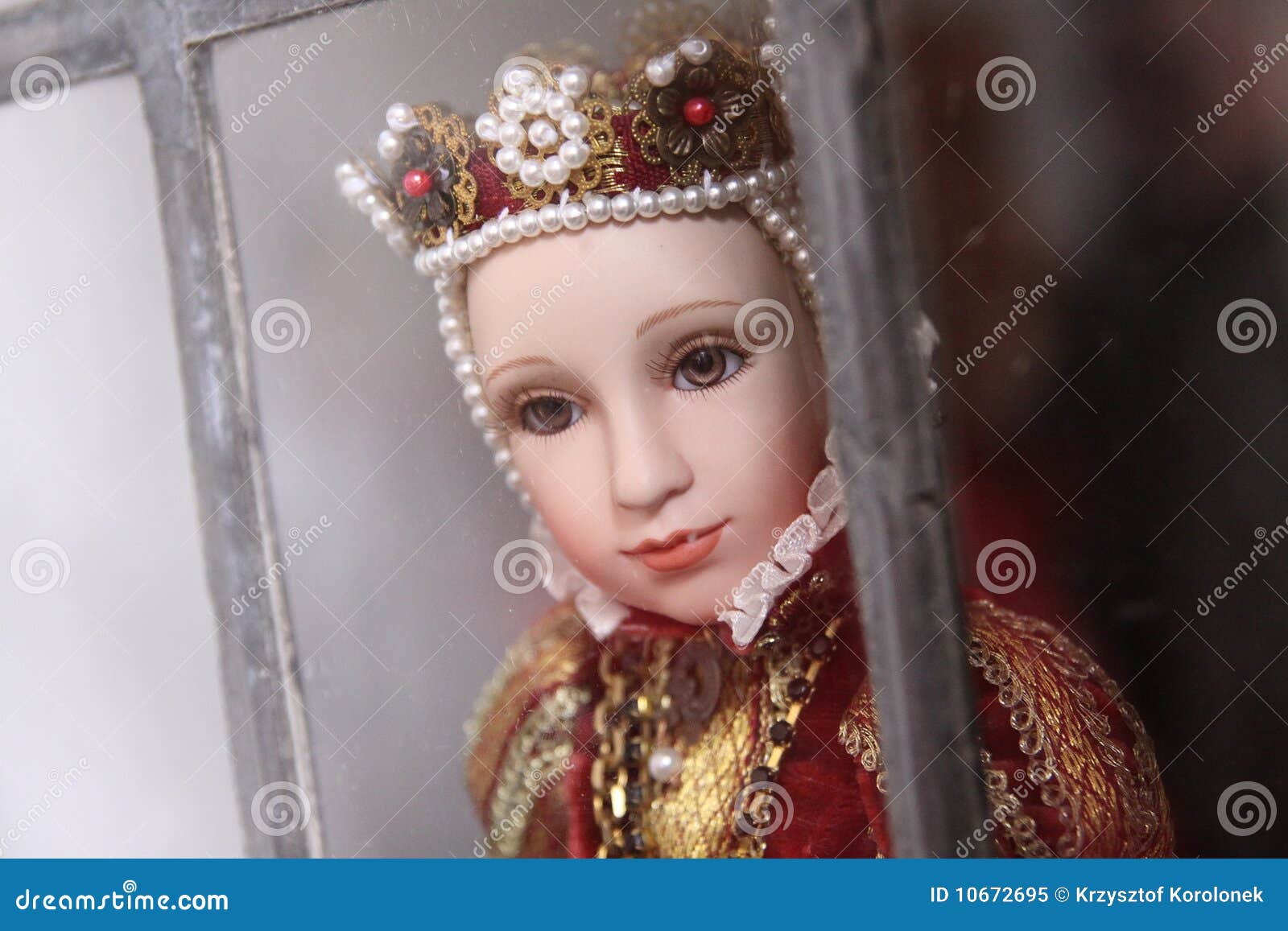 Queen Doll Beside Castle Stock Photography | CartoonDealer.com #38499014