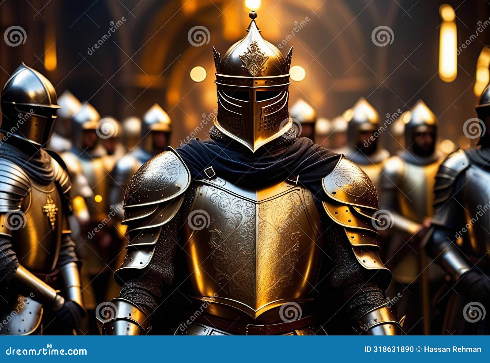 The Regal Knight in Skyrn99 S Masterpiece Stock Illustration ...