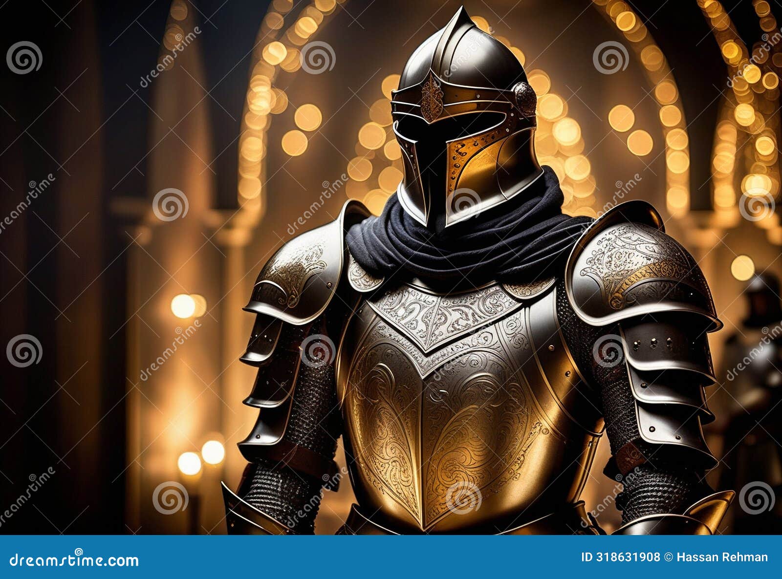 The Regal Knight in Skyrn99 S Masterpiece Stock Illustration ...