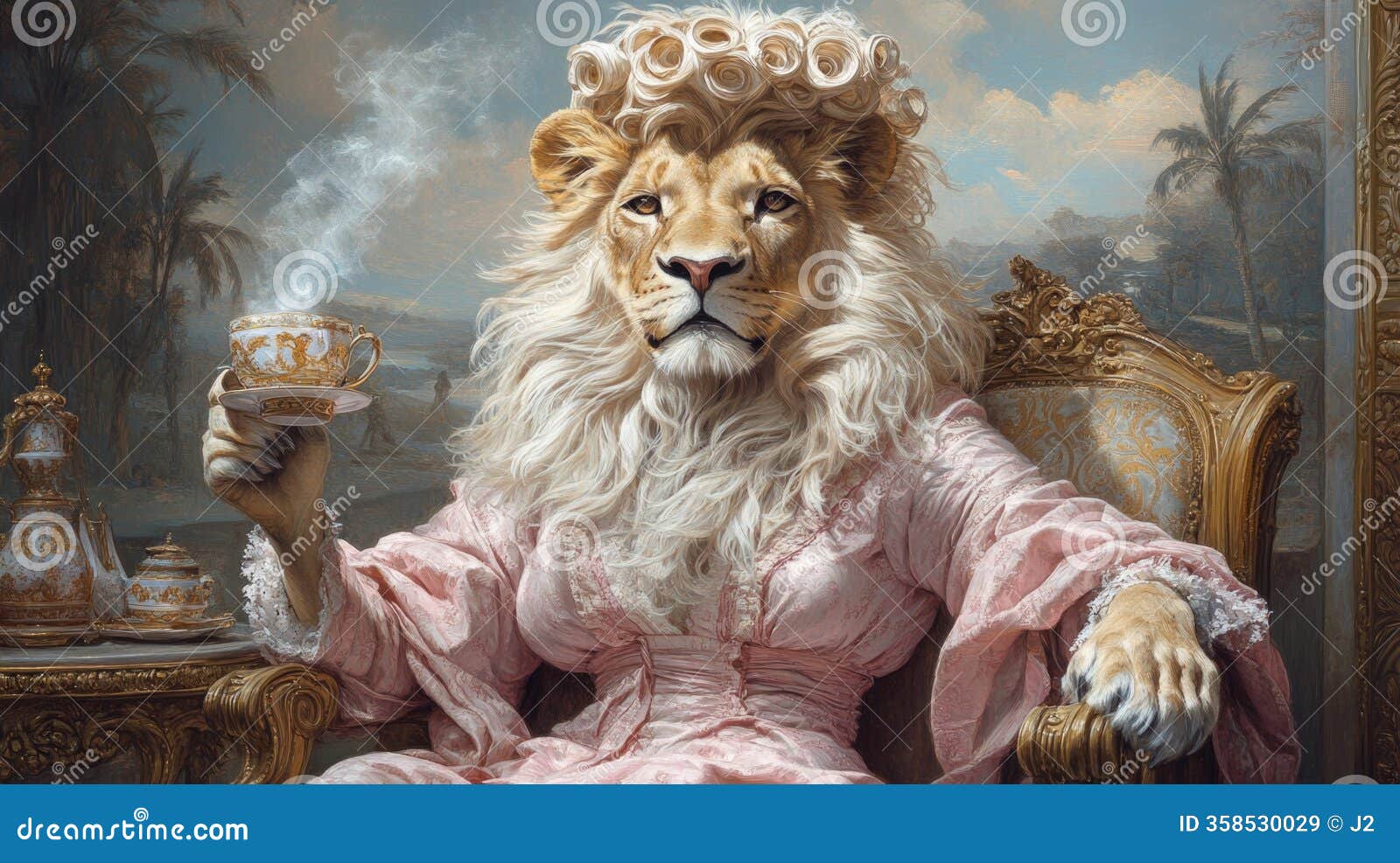 Regal Lion In Shadow: A Dramatic Profile Of Serene Power Royalty-Free ...