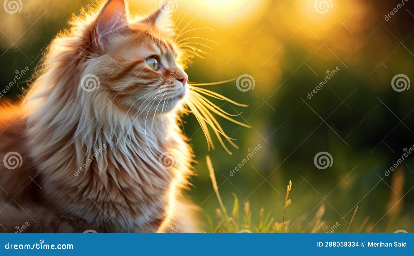 A Regal-looking Cat Perched on a Windowsill, Gazing Outside. AI ...