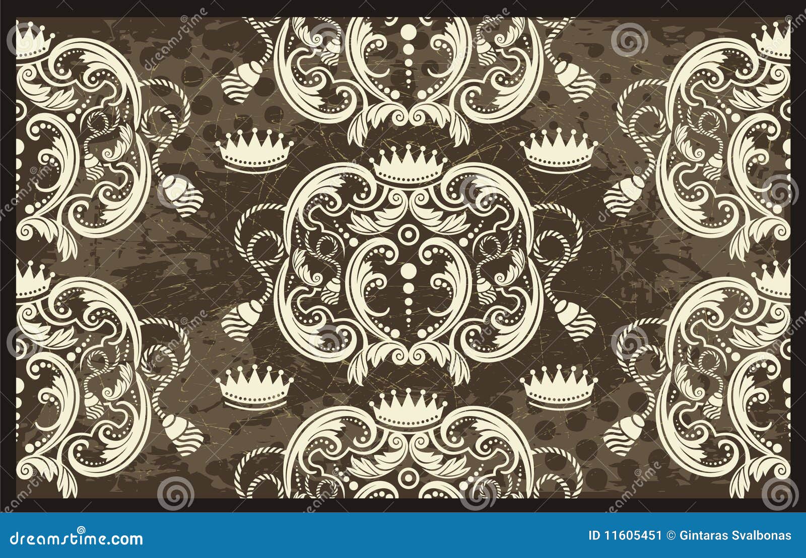 Regal pattern illustration stock vector. Illustration of arms - 11605451