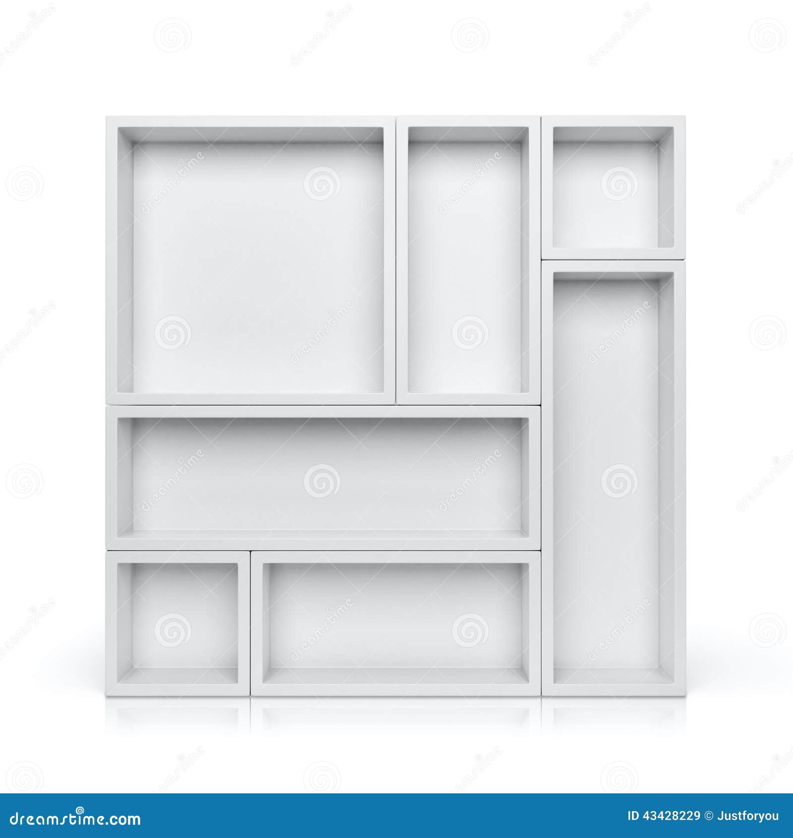 Regale stockbild. Illustration von regal, hintergrund - 43428229