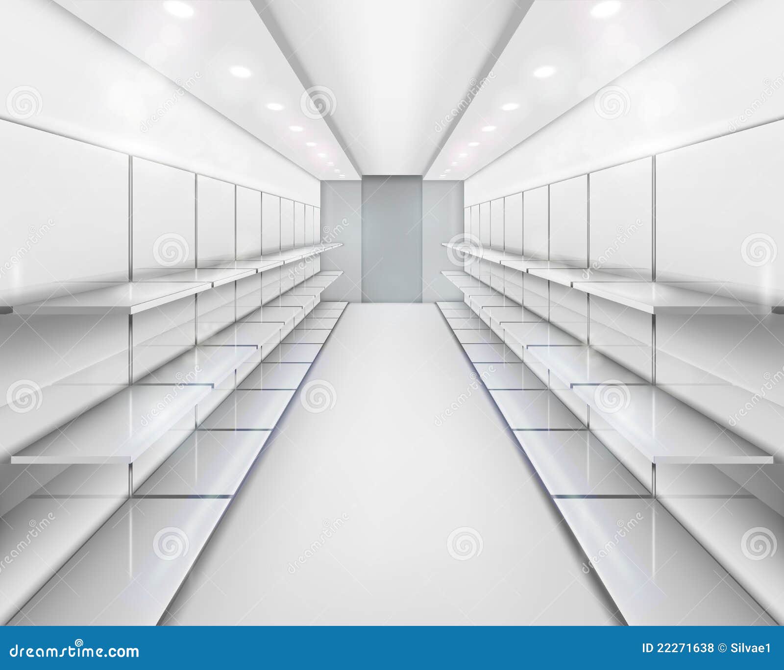 Regale. Vektorabbildung. vektor abbildung. Illustration von leerzeichen ...