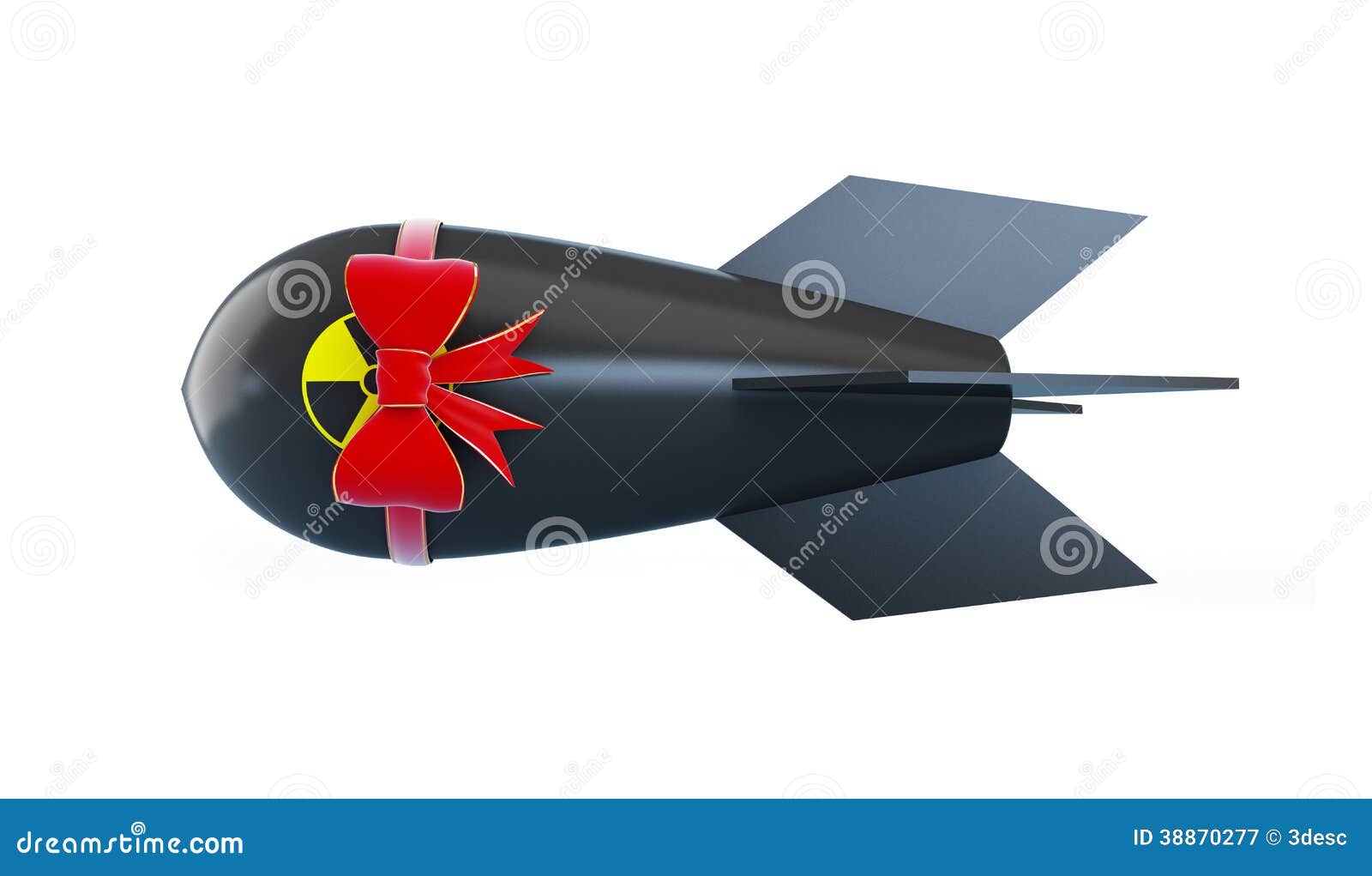 Regalo de la bomba atómica stock de ilustración. Ilustración de ...