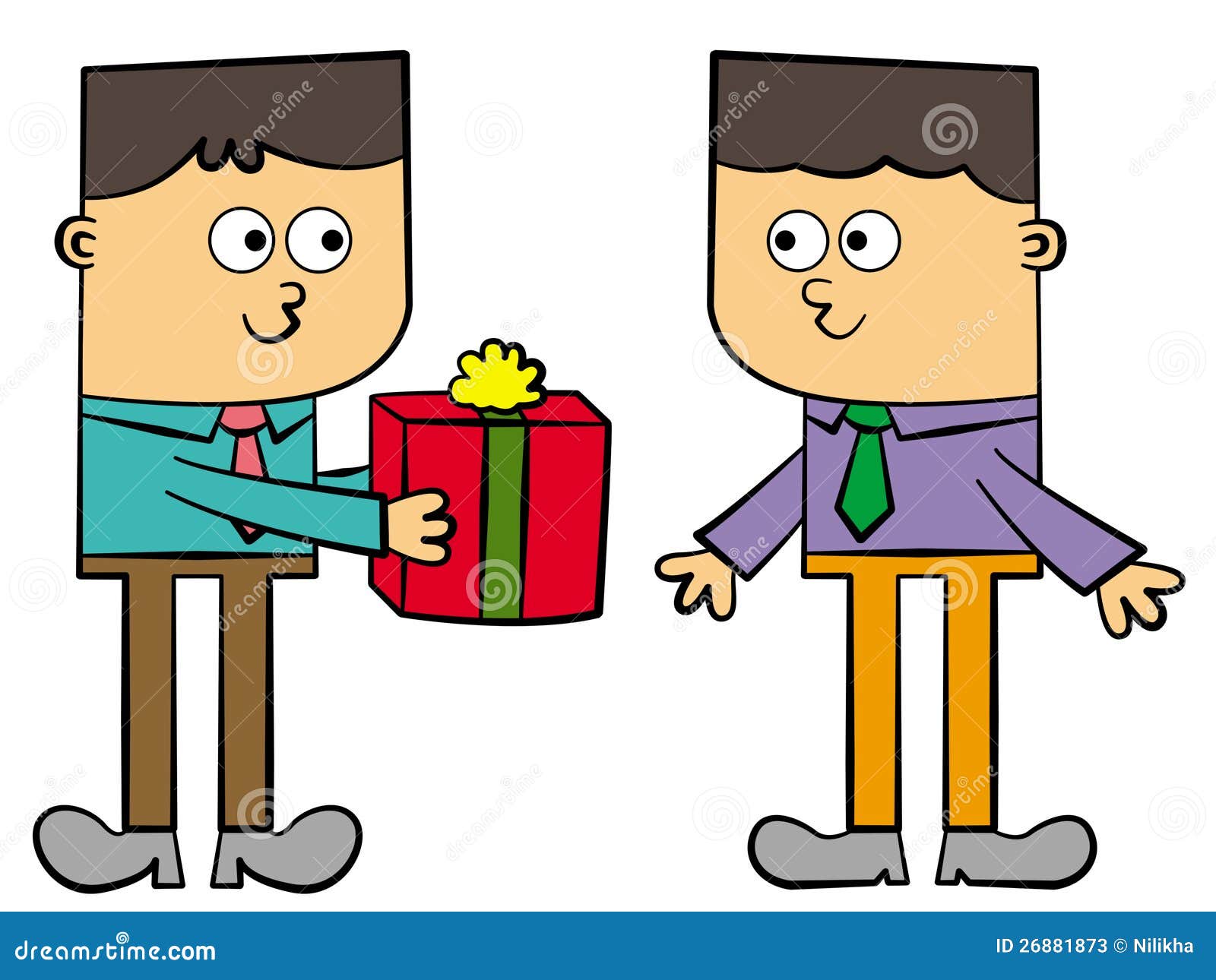 Regalo del asunto stock de ilustración. Ilustración de prima - 26881873