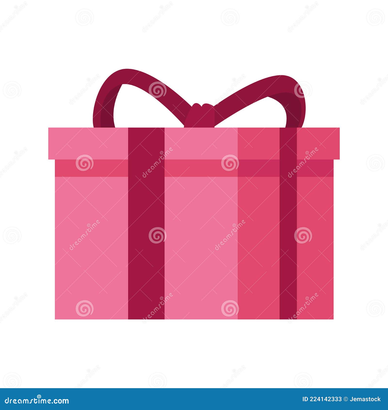 Regalo rosa stock de ilustración. Ilustración de acontecimiento - 224142333