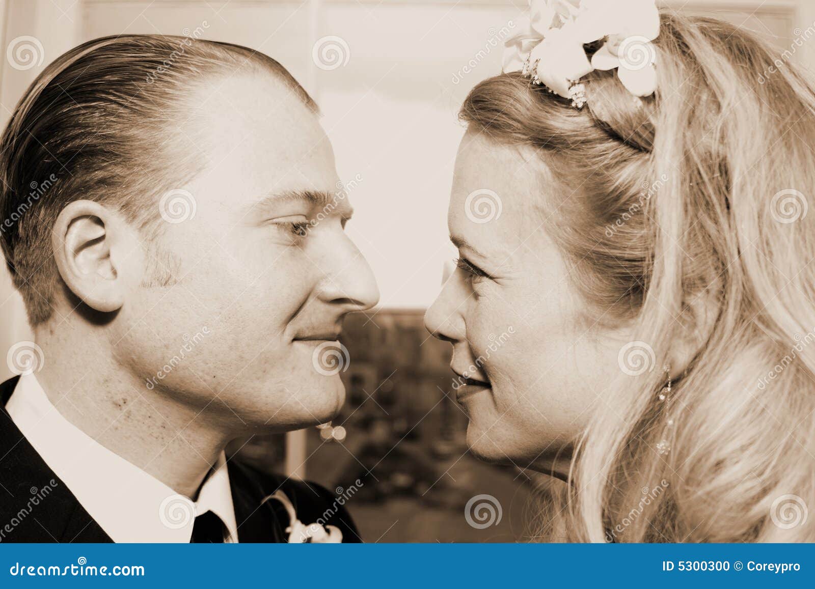 Regard Fixe De Deux Amoureux Photo stock - Image du dater ...