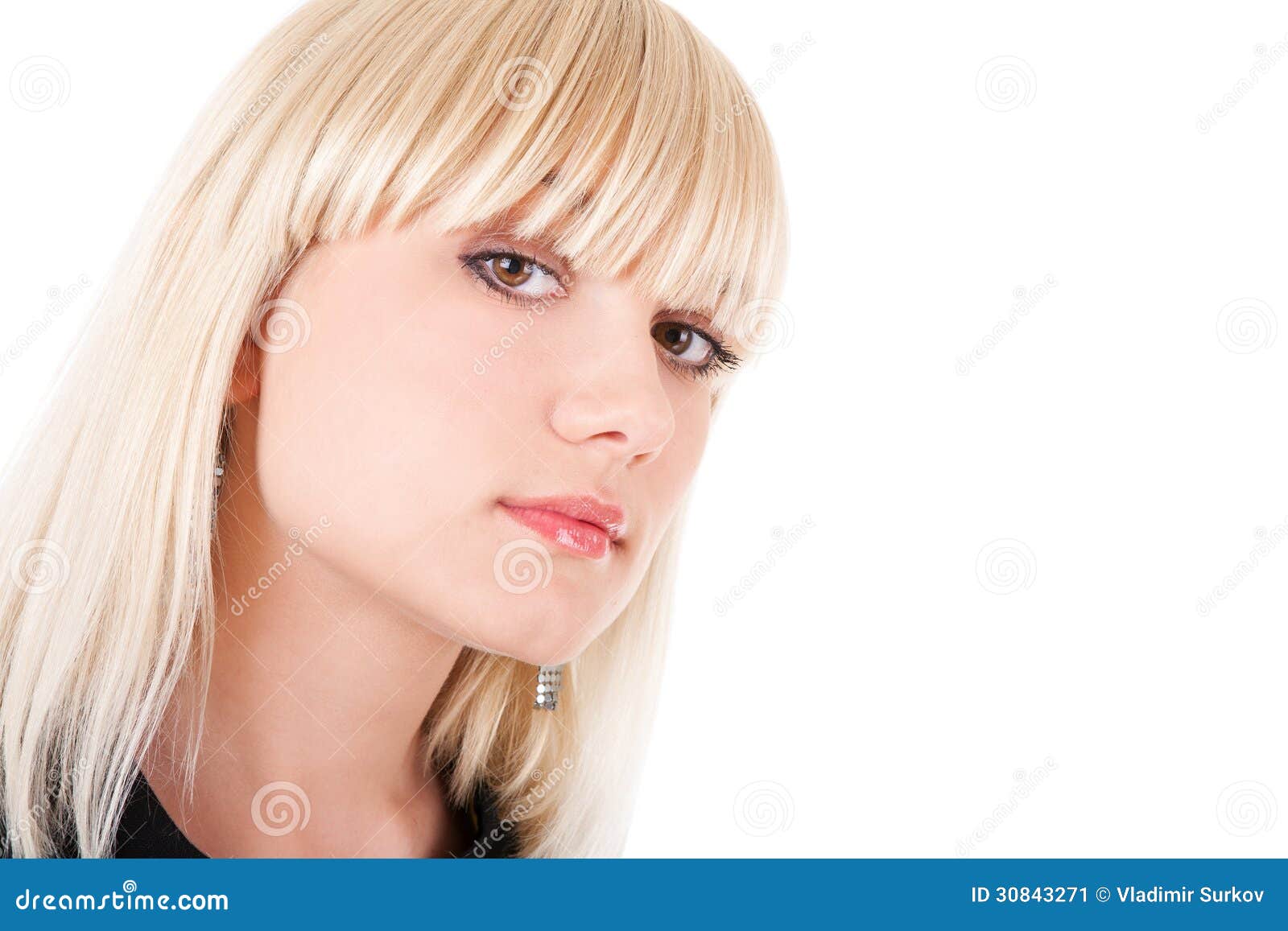 Regard hautain de la fille image stock. Image du mignon - 30843271