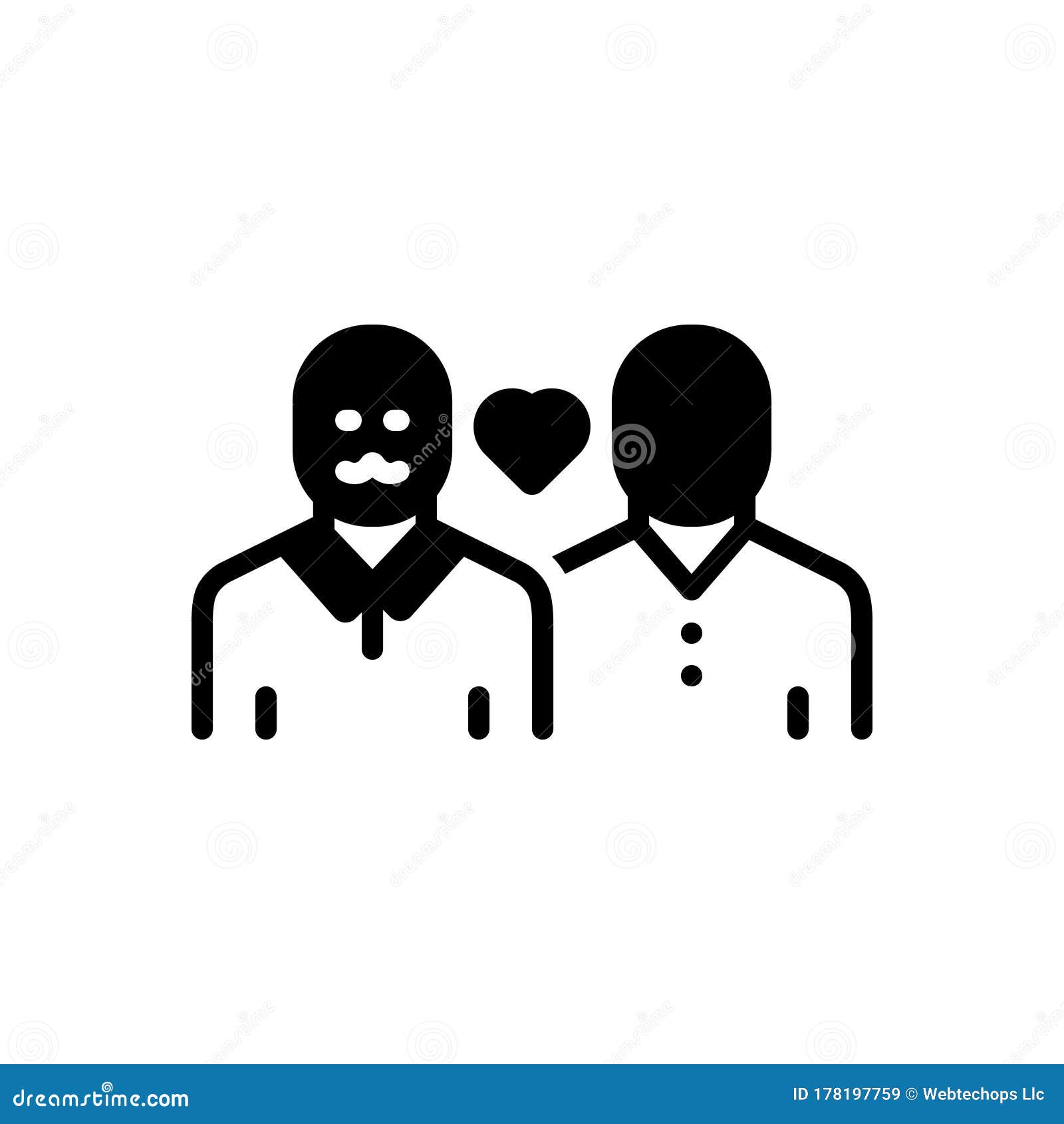 Black Solid Icon for Regard, Respect and Reverence Stock Vector ...