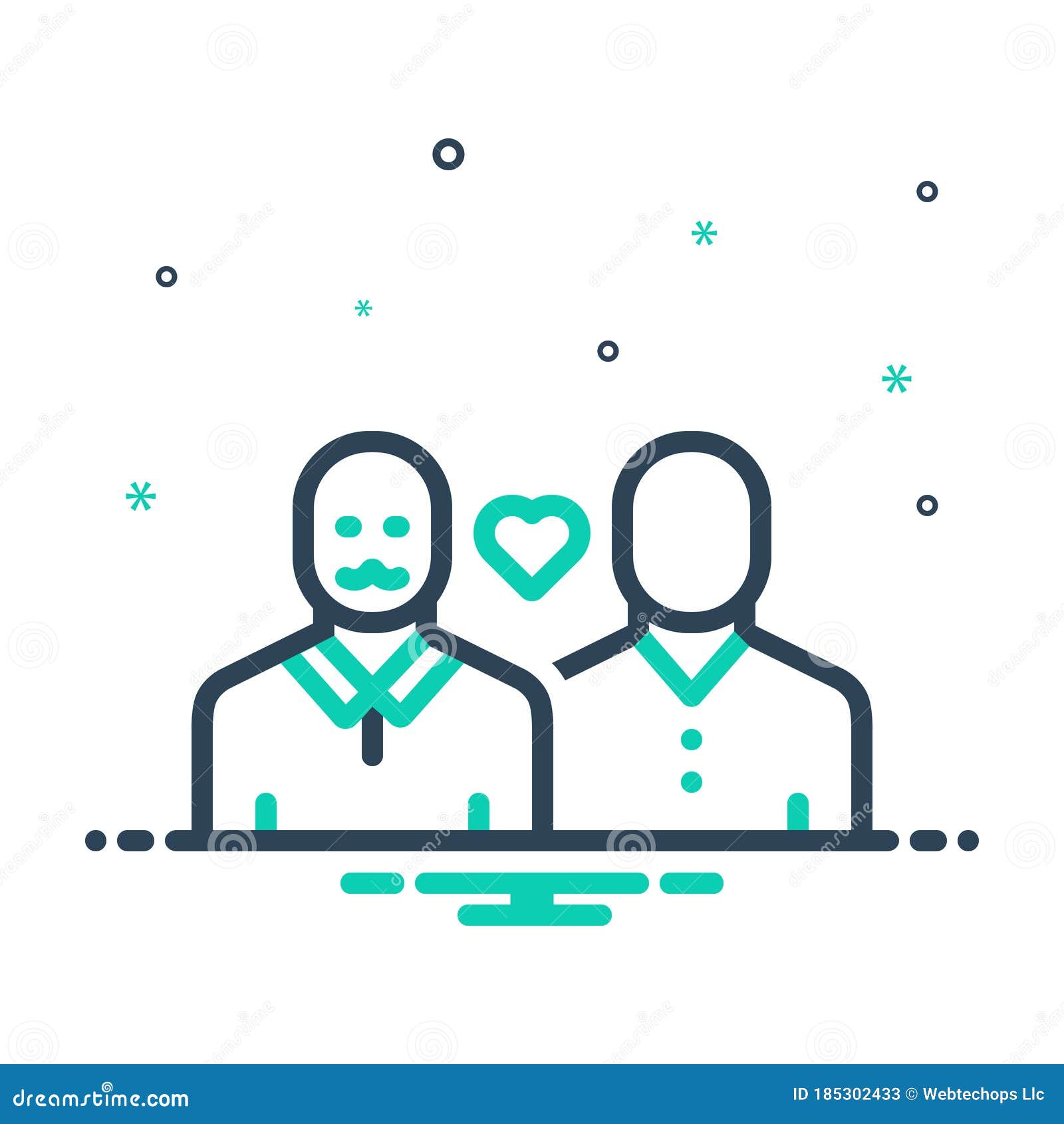 Mix Icon for Regard, Respect and Reverence Stock Vector - Illustration ...