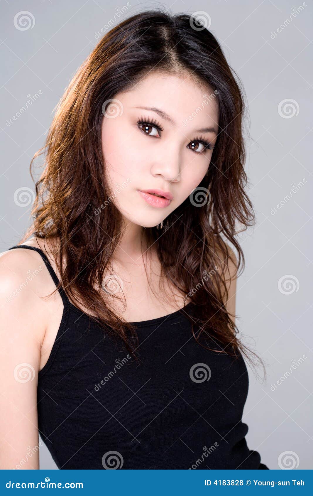 Regard Sexy De Belle Fille Asiatique Photo Stock Image Du Divin