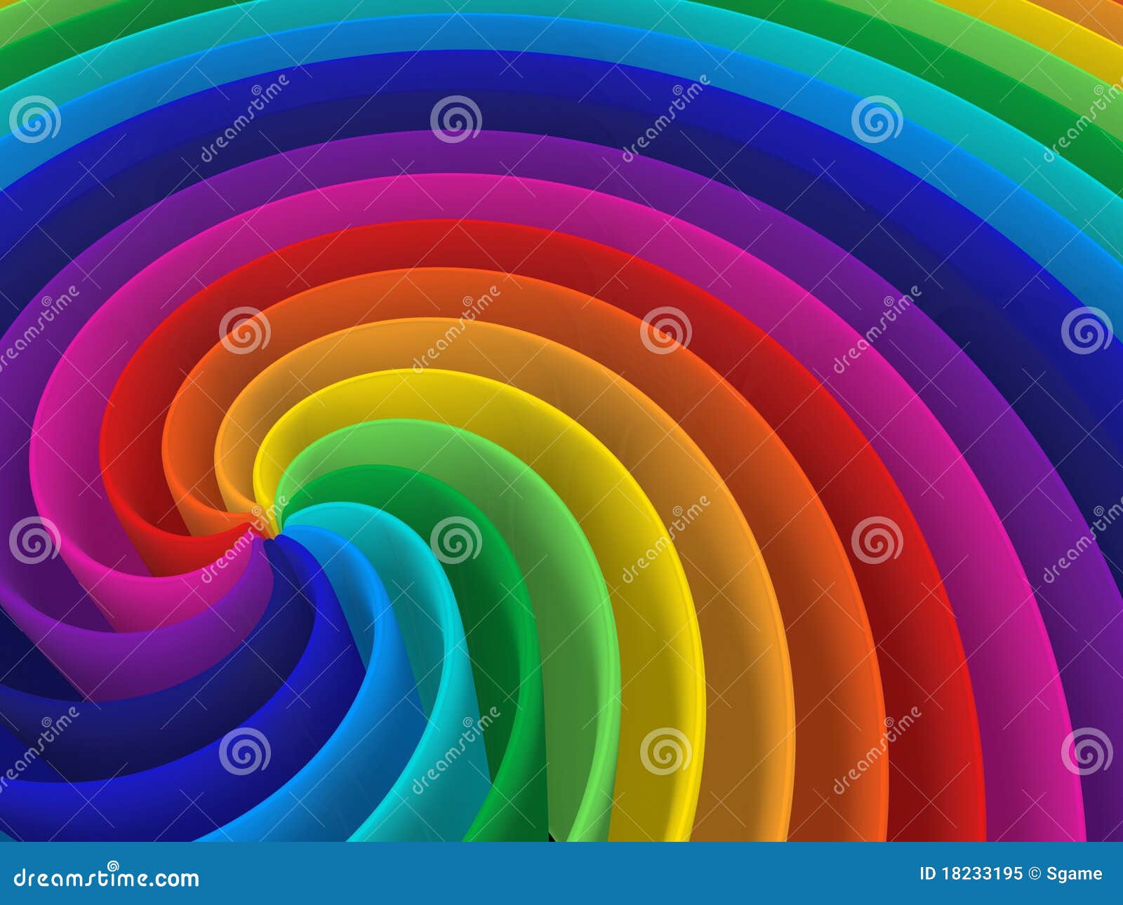 Regenbogenfarben-Spiralestruktur Stock Abbildung - Illustration von ...