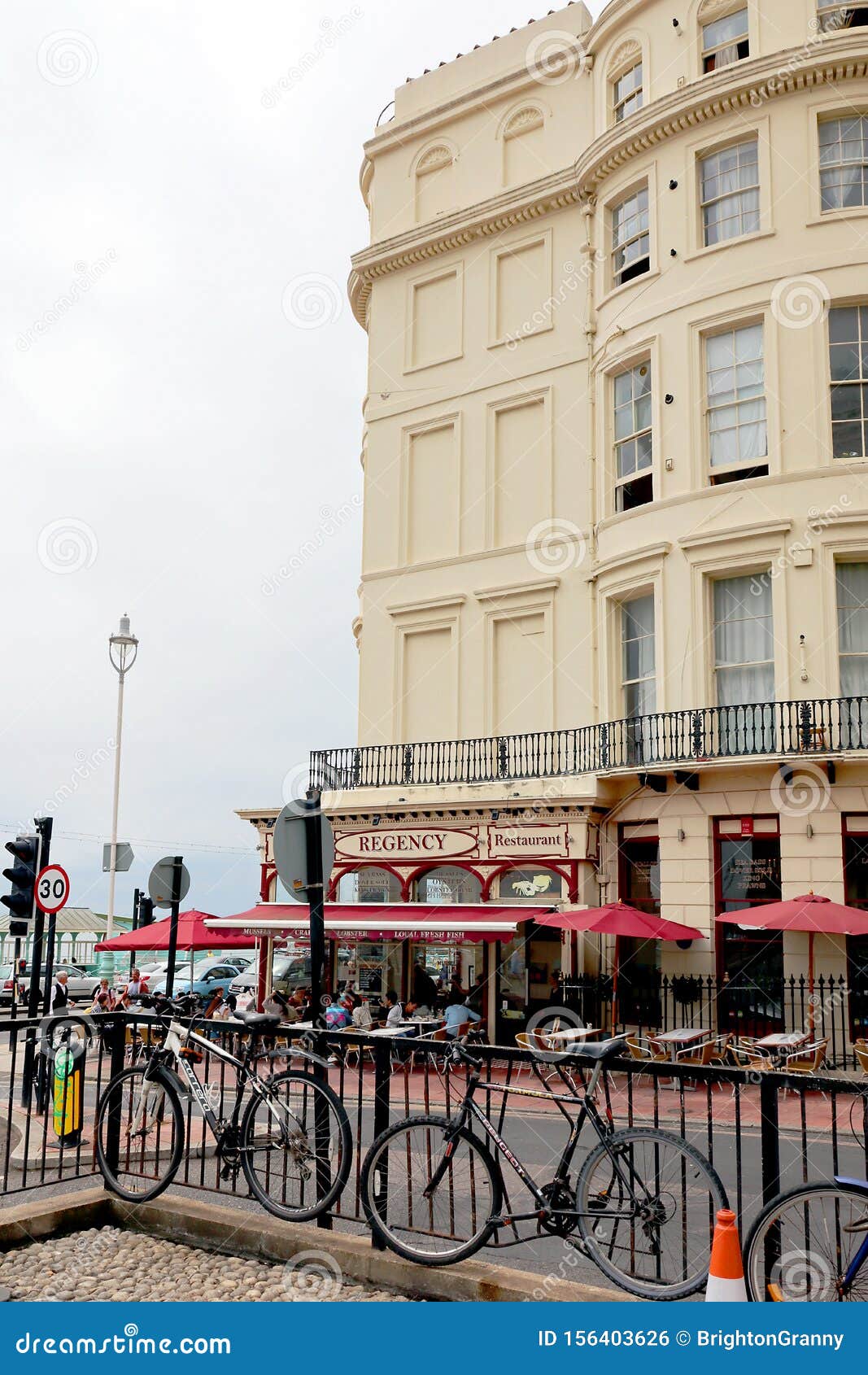 Regency Restaurant on Brighton Seafront Editorial Photo - Image of ...