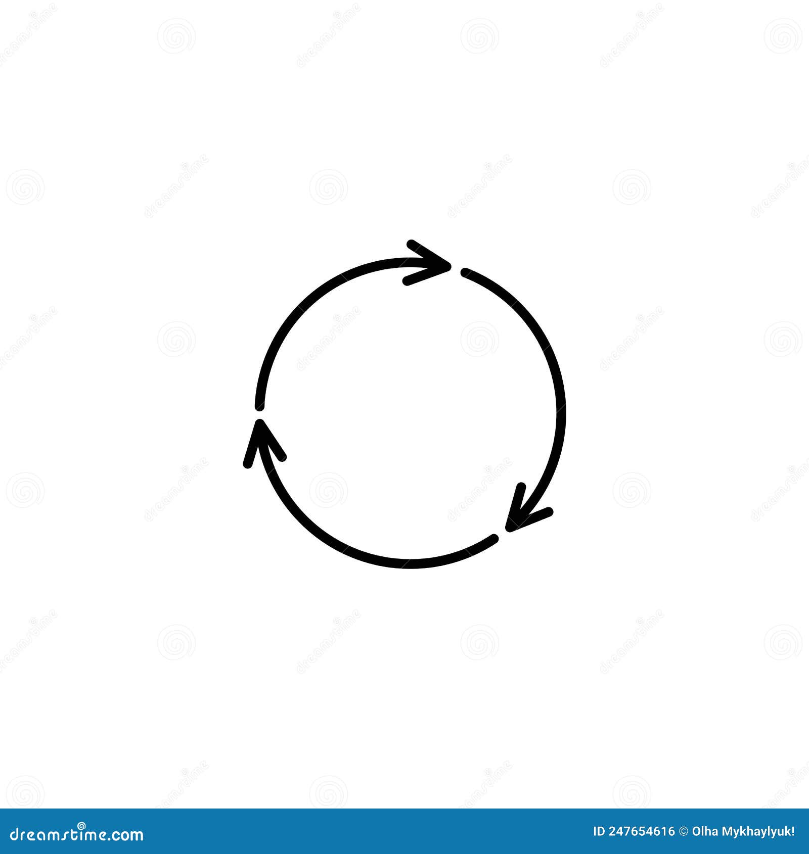 Regenerate Icon Vector Illustration Logo Template for Many Purpose Eps ...