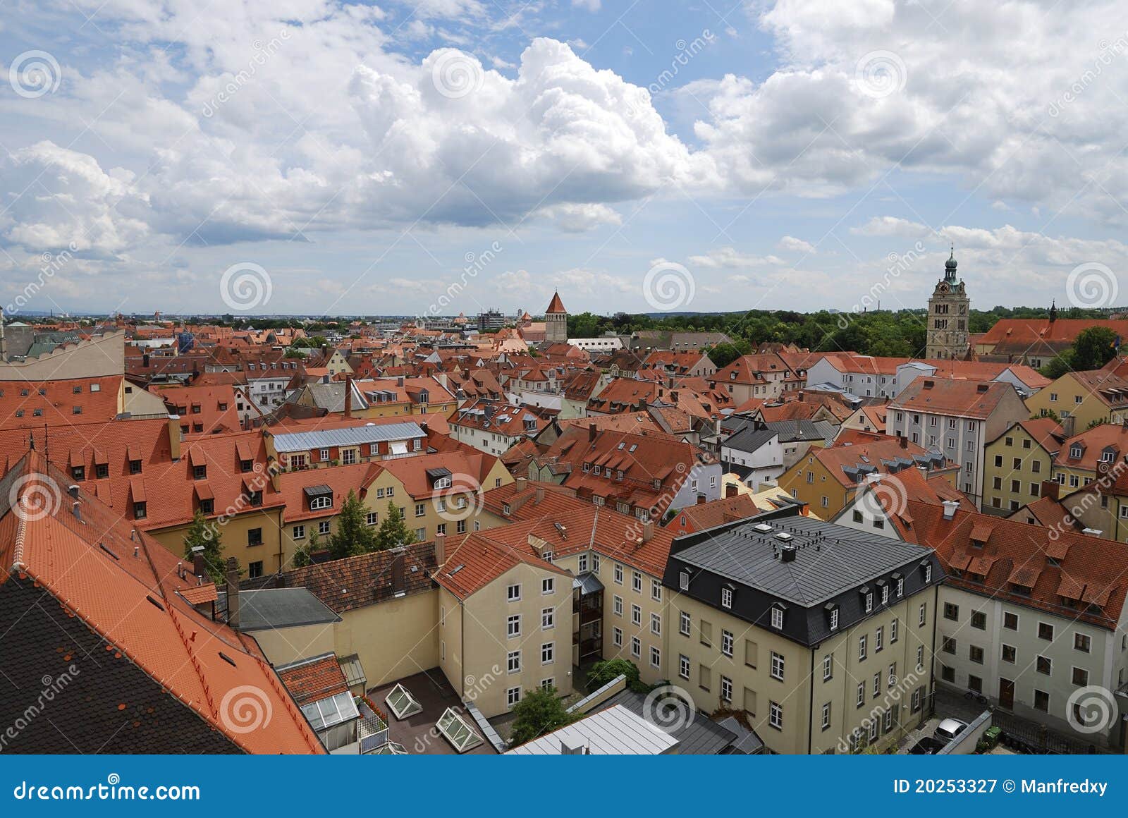 Regensburg city stock image. Image of unesco, architecture - 20253327
