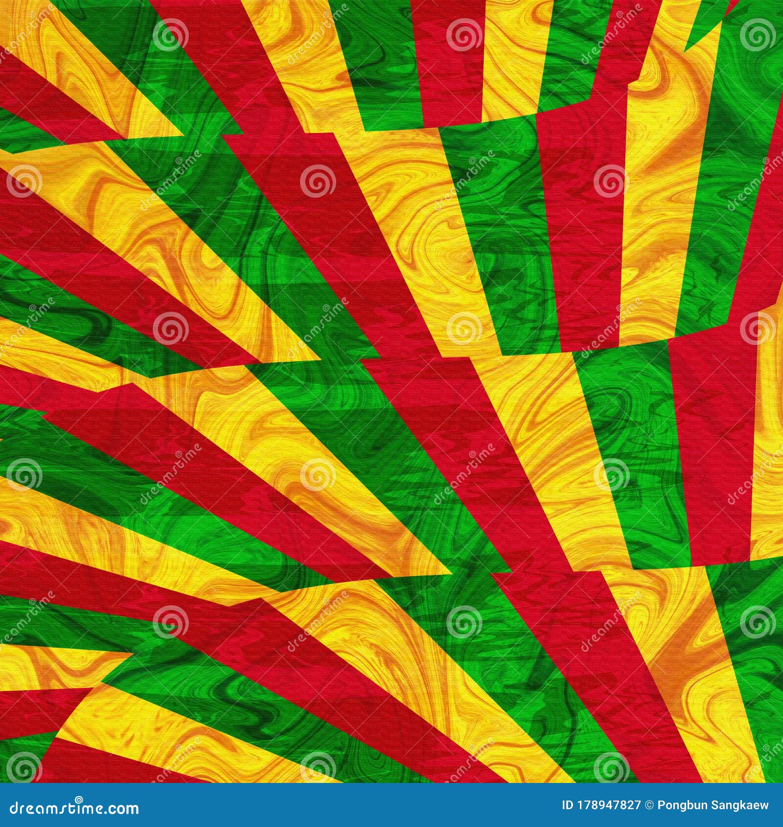 Reggae Background ,colorful Abstract Design Stock Image - Image of ...