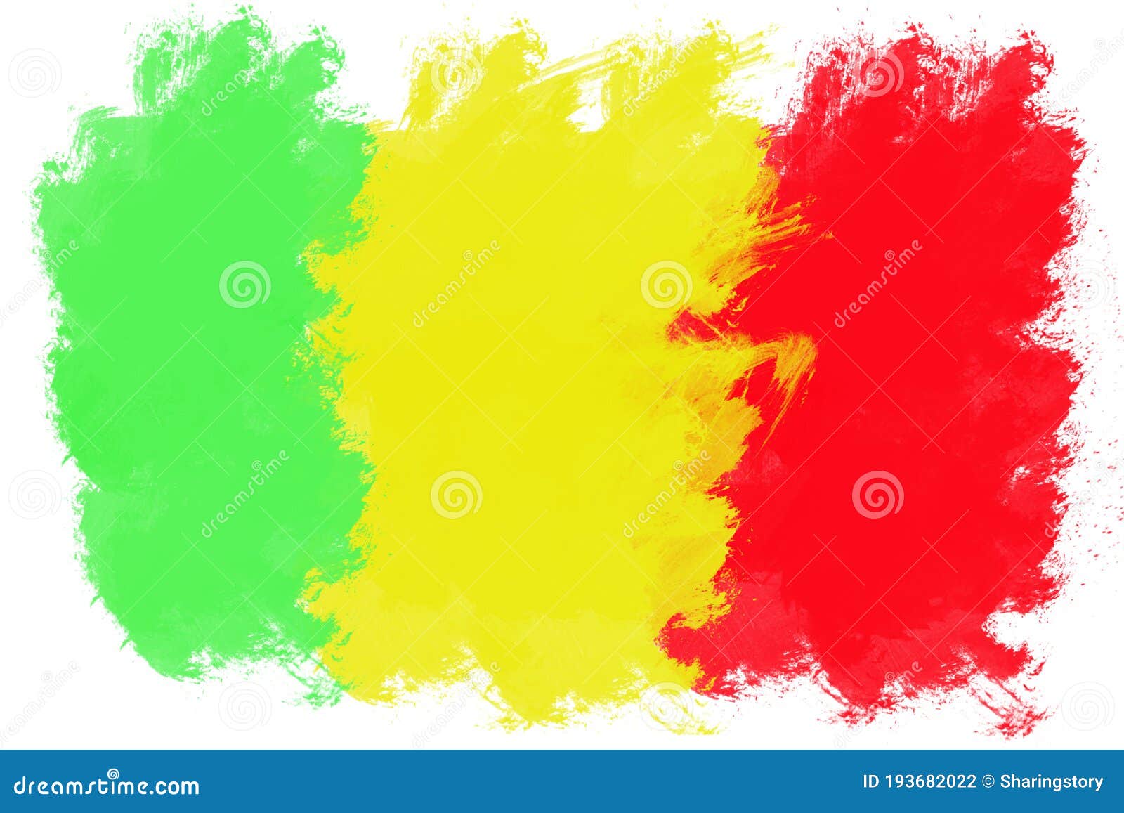 Reggae Color with Concrete Wall Background Stock Illustration ...
