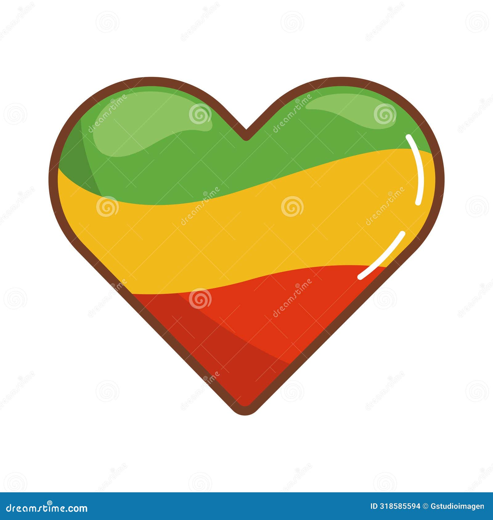 Reggae music notes stock vector. Illustration of modern - 318585594