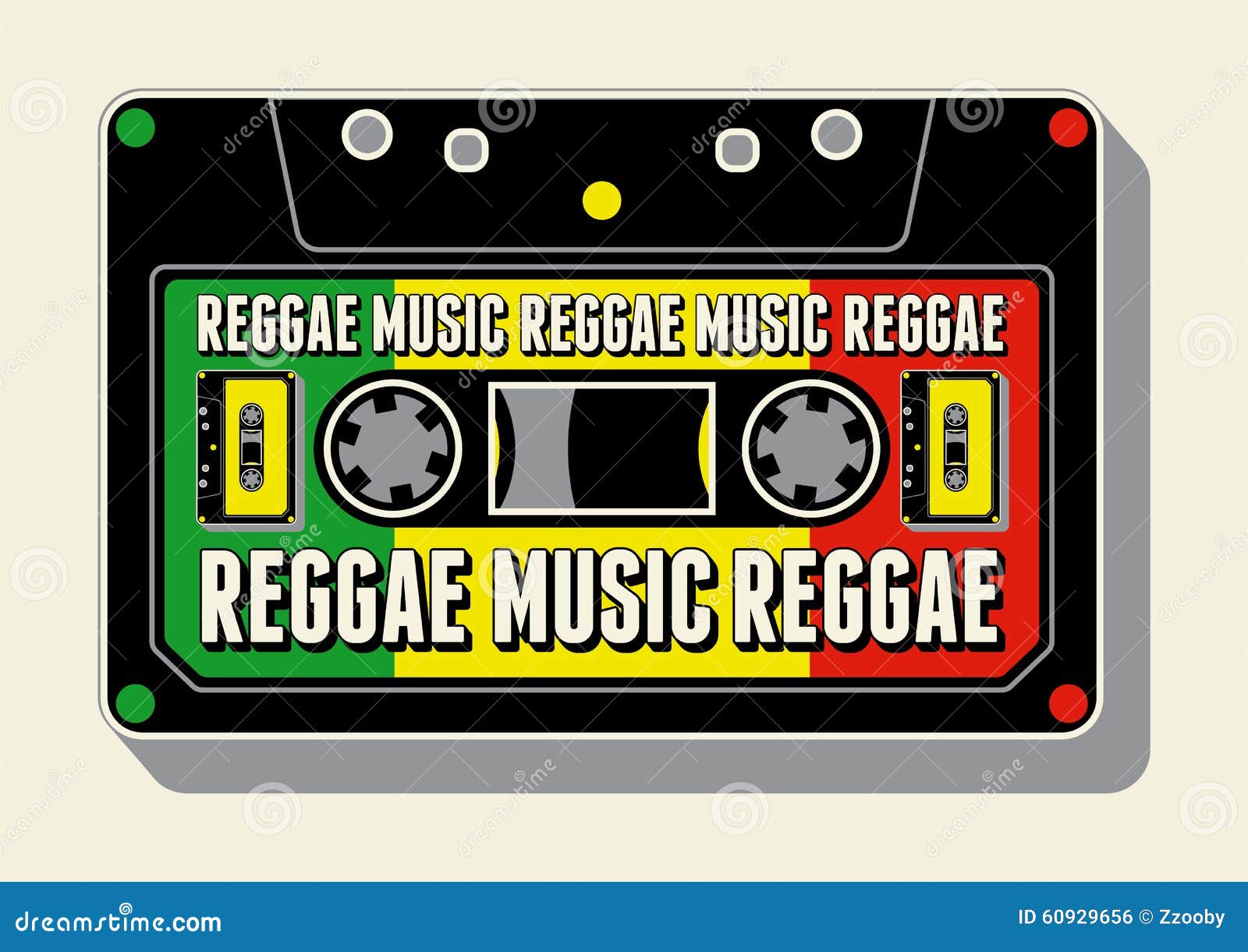Reggae Music Poster. Retro Typographical Grunge Vector Illustration ...
