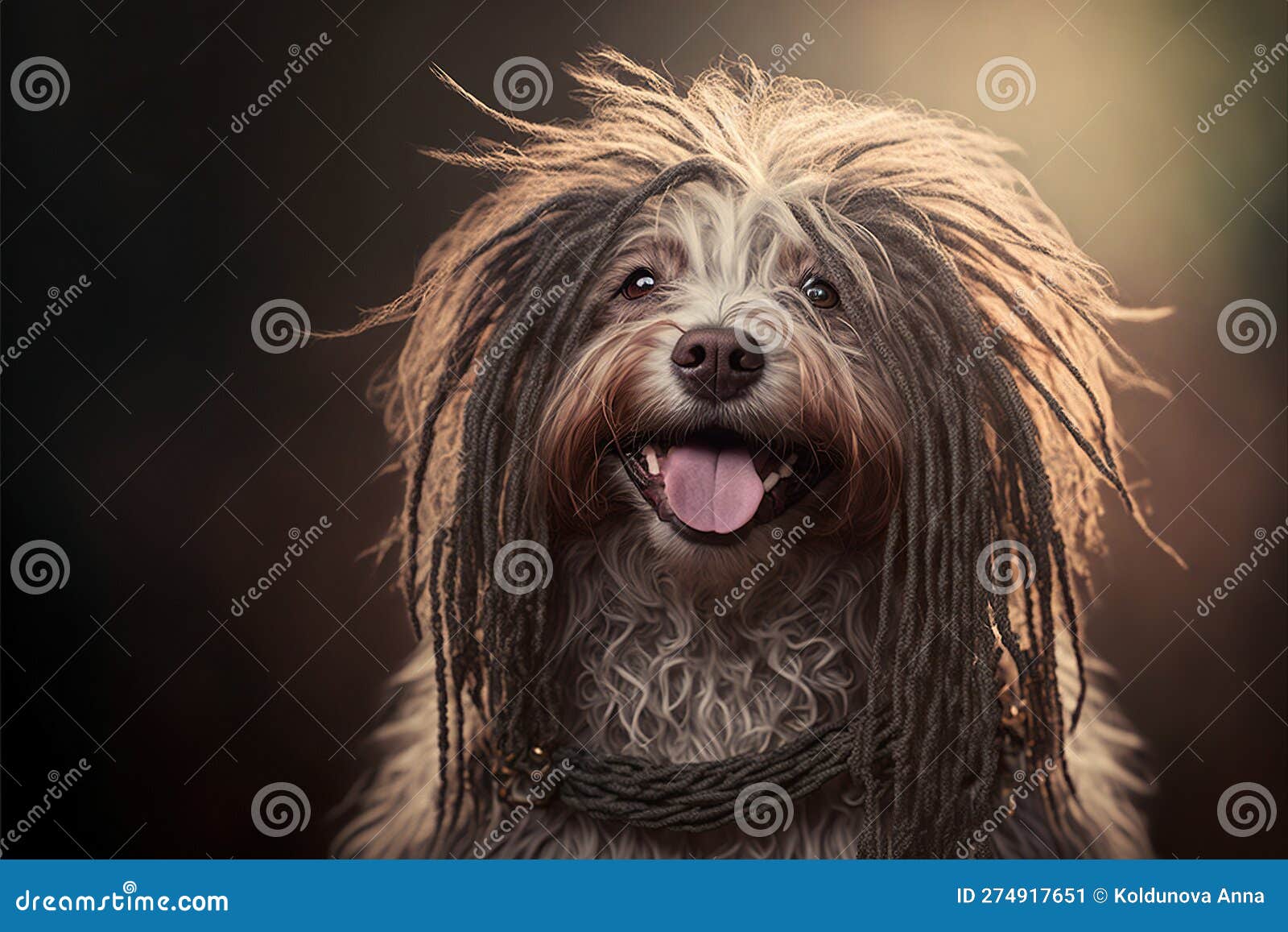 Reggae Pet with Dreadlocks. Created with Generative AI Technology ...