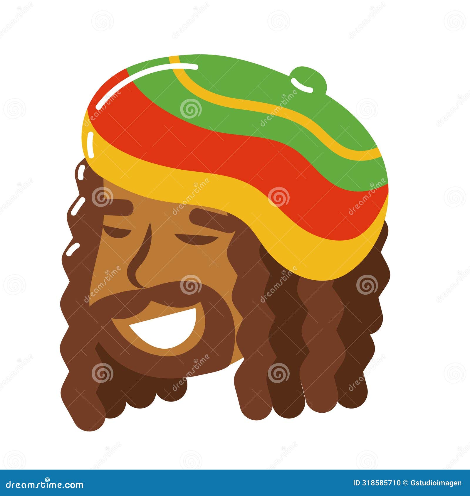 Reggae Rastafarian Culture Flag Banner With Marijuana Leaf. Rasta Flag ...