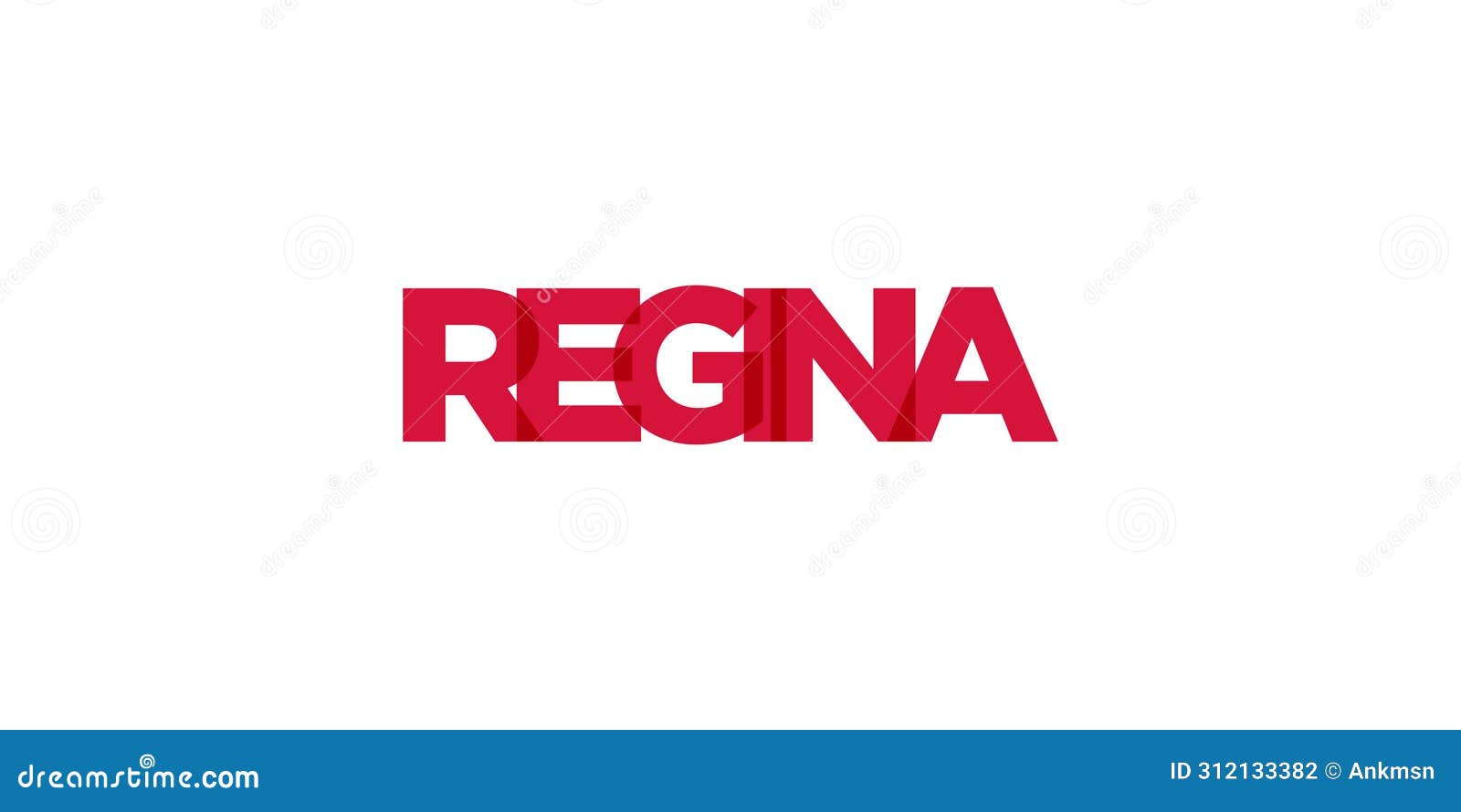 Regina in the Canada Emblem. the Design Features a Geometric Style ...
