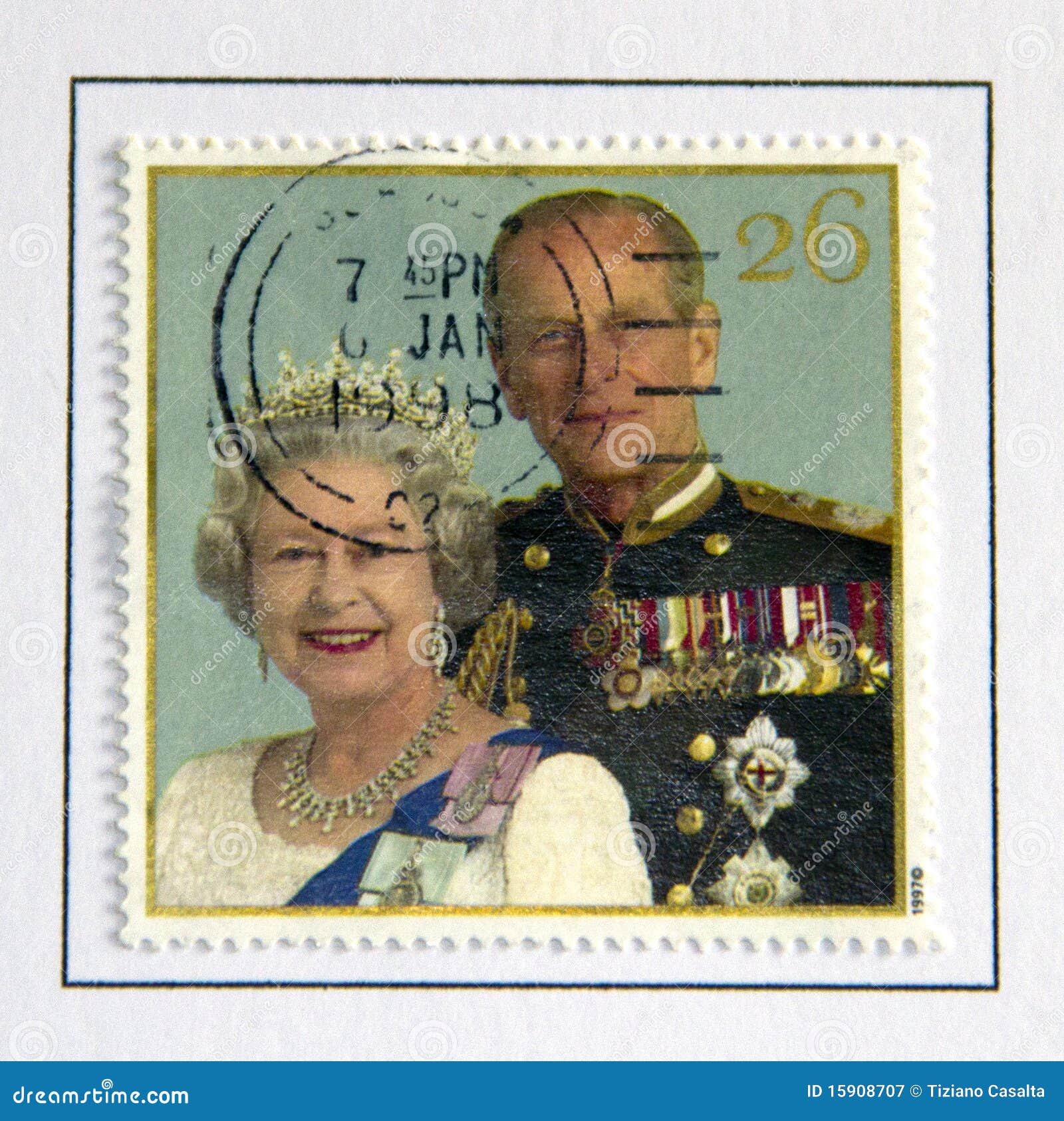 Regina Elizabeth E Principe Philip Fotografia Editoriale - Immagine di ...