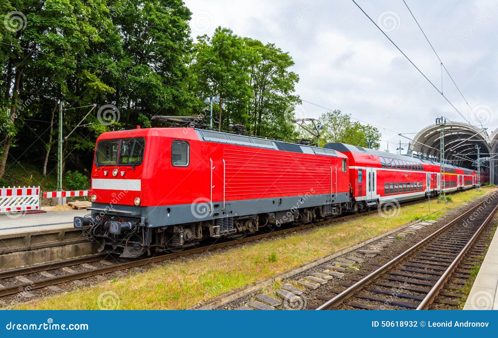 A Regional Express Train in Kiel Central Station Stock Photo - Image of ...