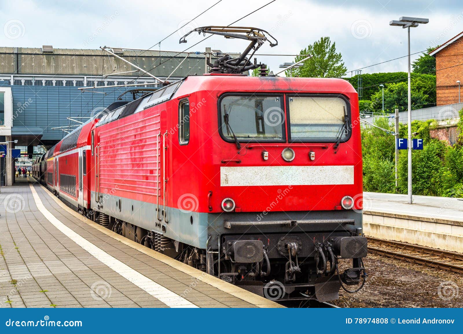 Regional Express Train At Tours Station Stock Image | CartoonDealer.com ...