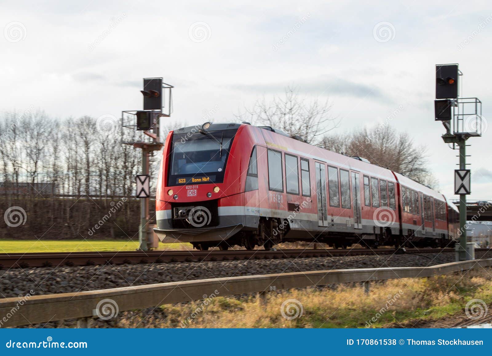 Regional Express Train, Rheinbach NRW Germany - 28 01 2020 Editorial ...