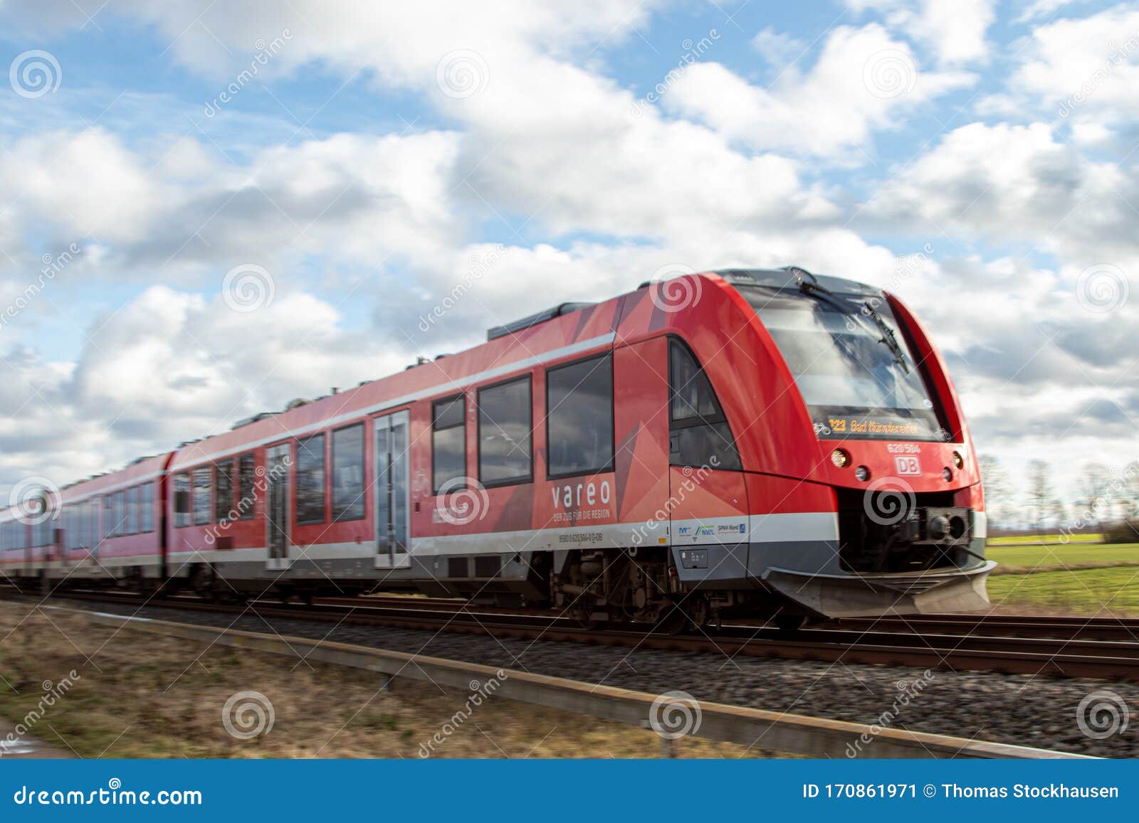 Regional Express Train, Rheinbach NRW Germany - 28 01 2020 Editorial ...