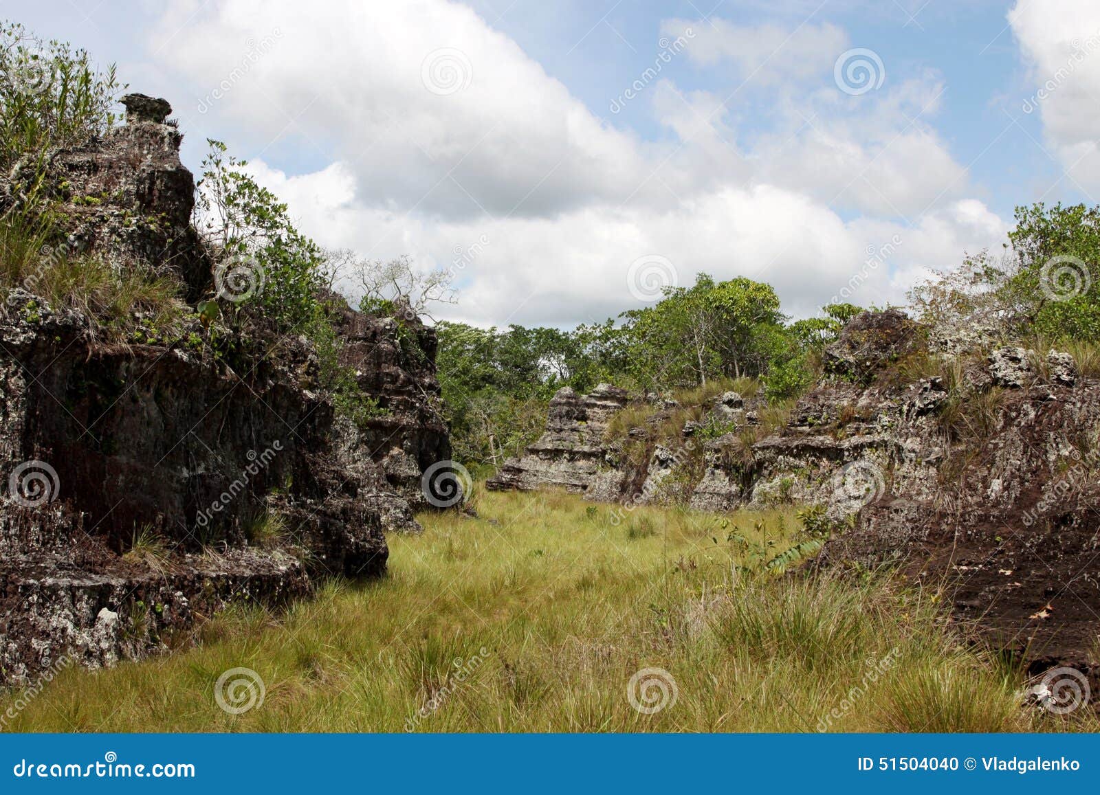 Regiones Del Este De Colombia Foto de archivo - Imagen de rocoso ...
