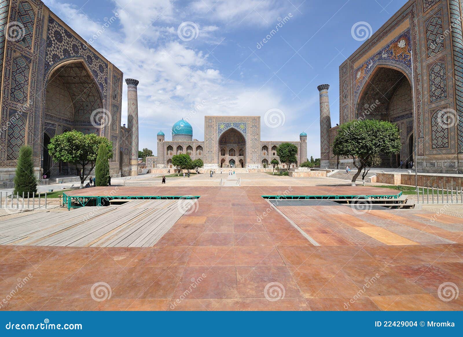 Registan Square stock photo. Image of tilya, legacy, school - 22429004