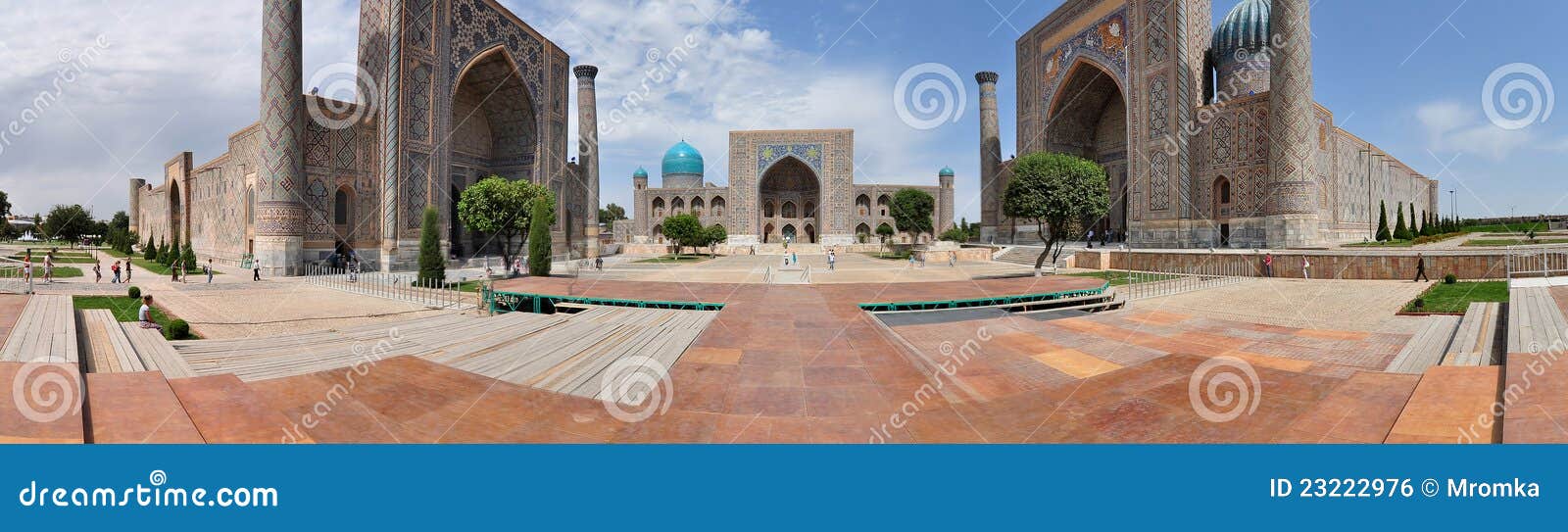 Registan Square in Samarkand Stock Photo - Image of kori, history: 23222976