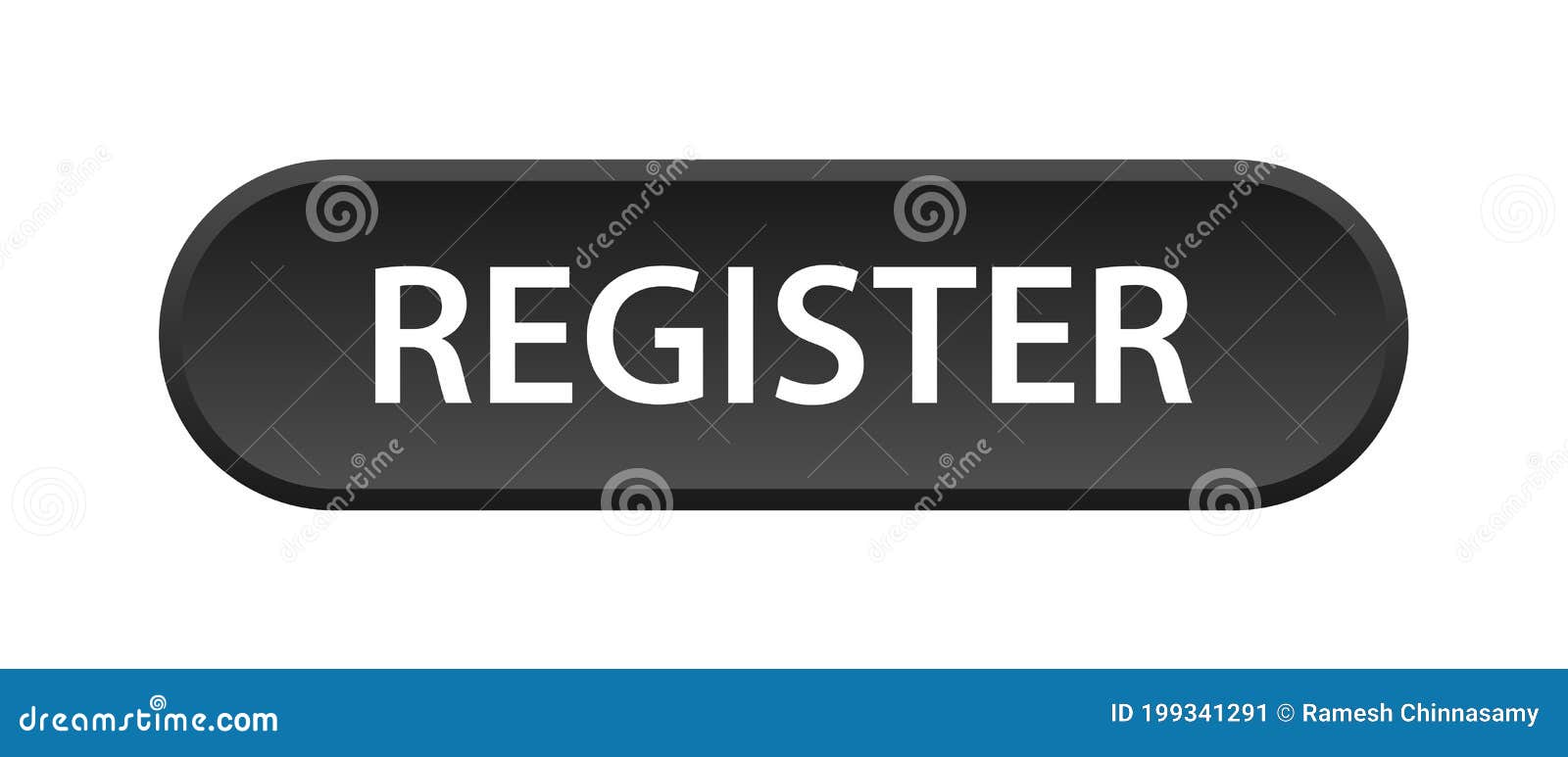 Register button stock vector. Illustration of abstract - 199341291