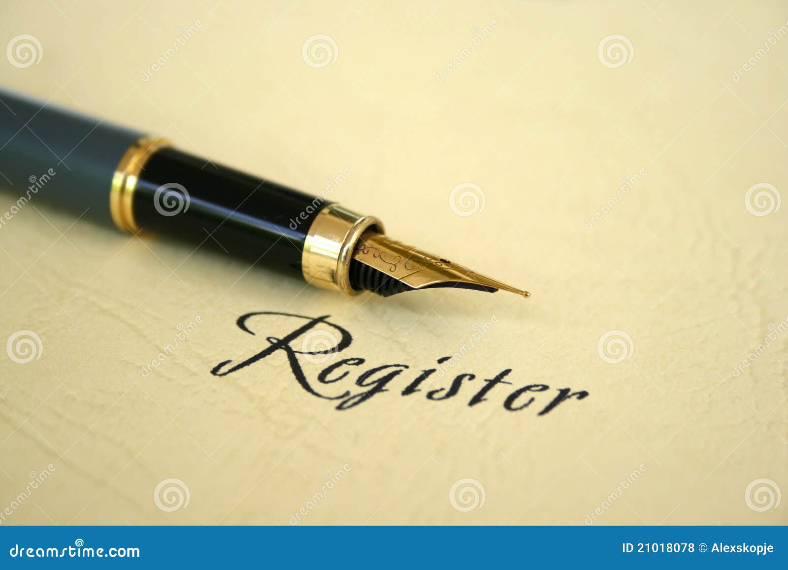 Register stock photo. Image of registration, study, business - 21018078