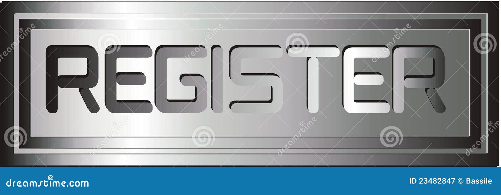 Register button stock illustration. Illustration of promotion - 23482847