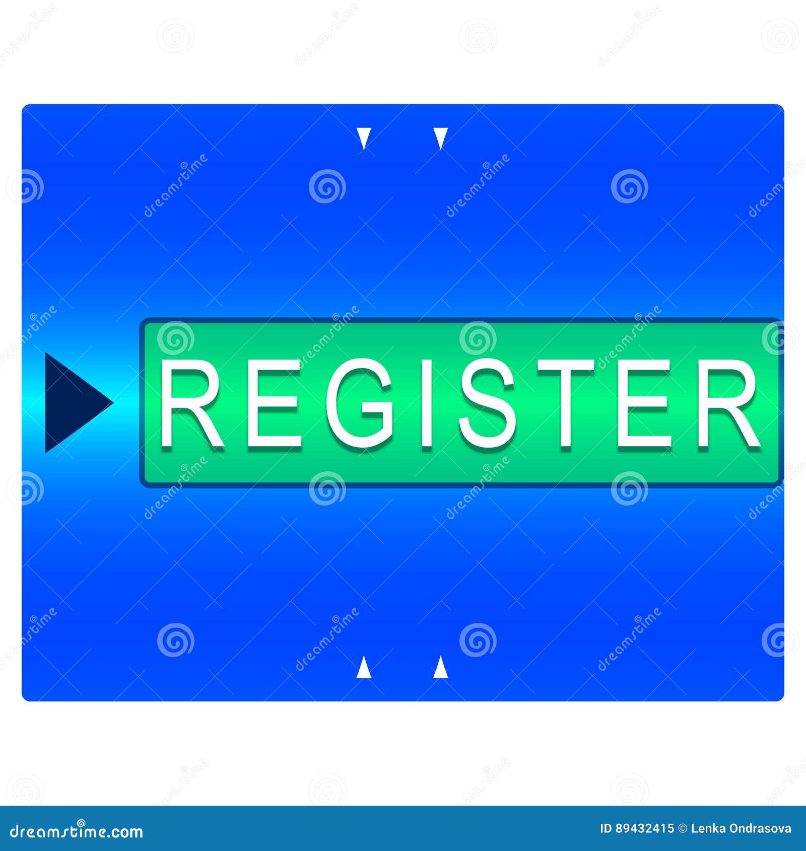 Register button stock illustration. Illustration of member - 89432415