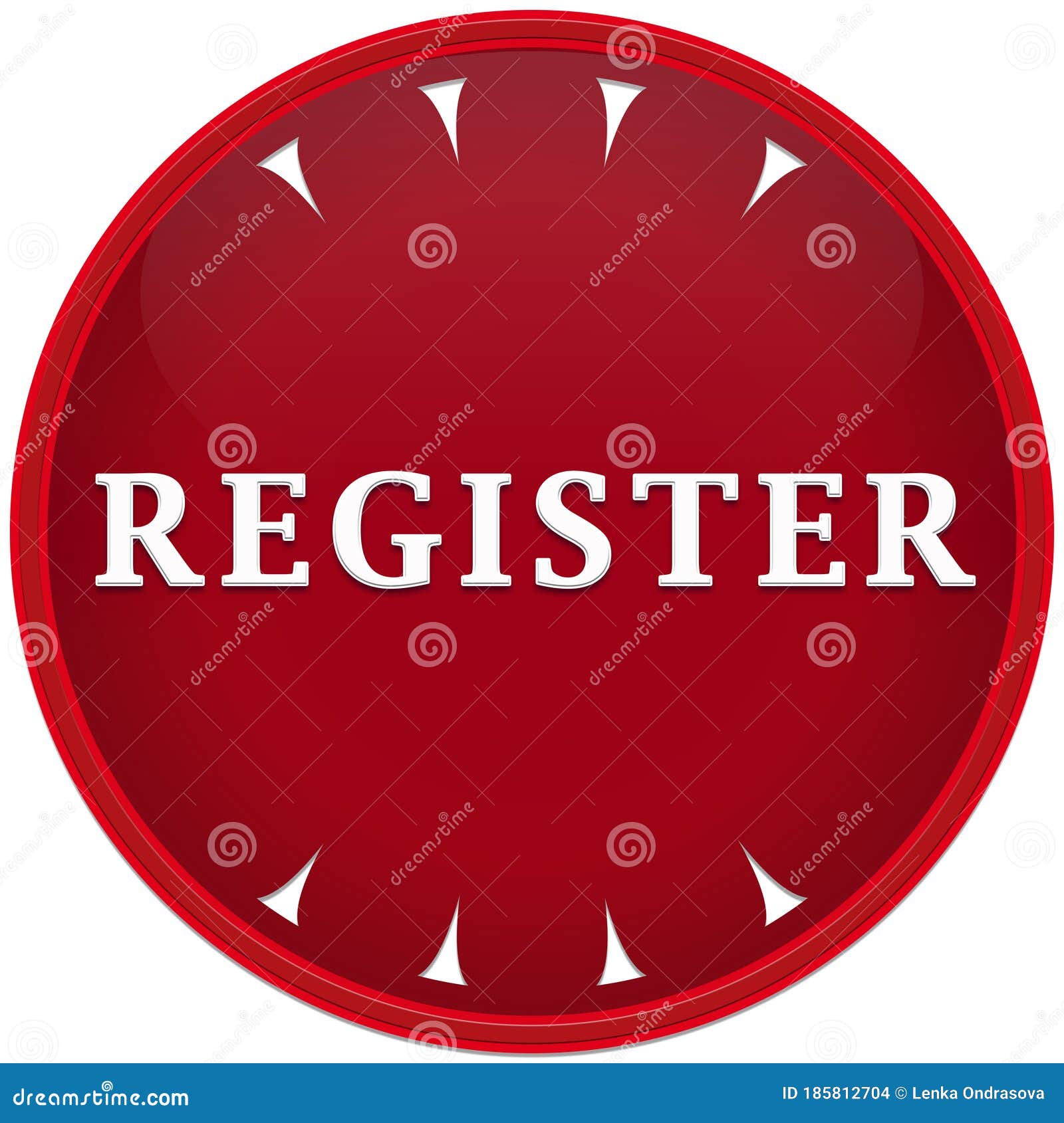 Register button stock illustration. Illustration of button - 185812704