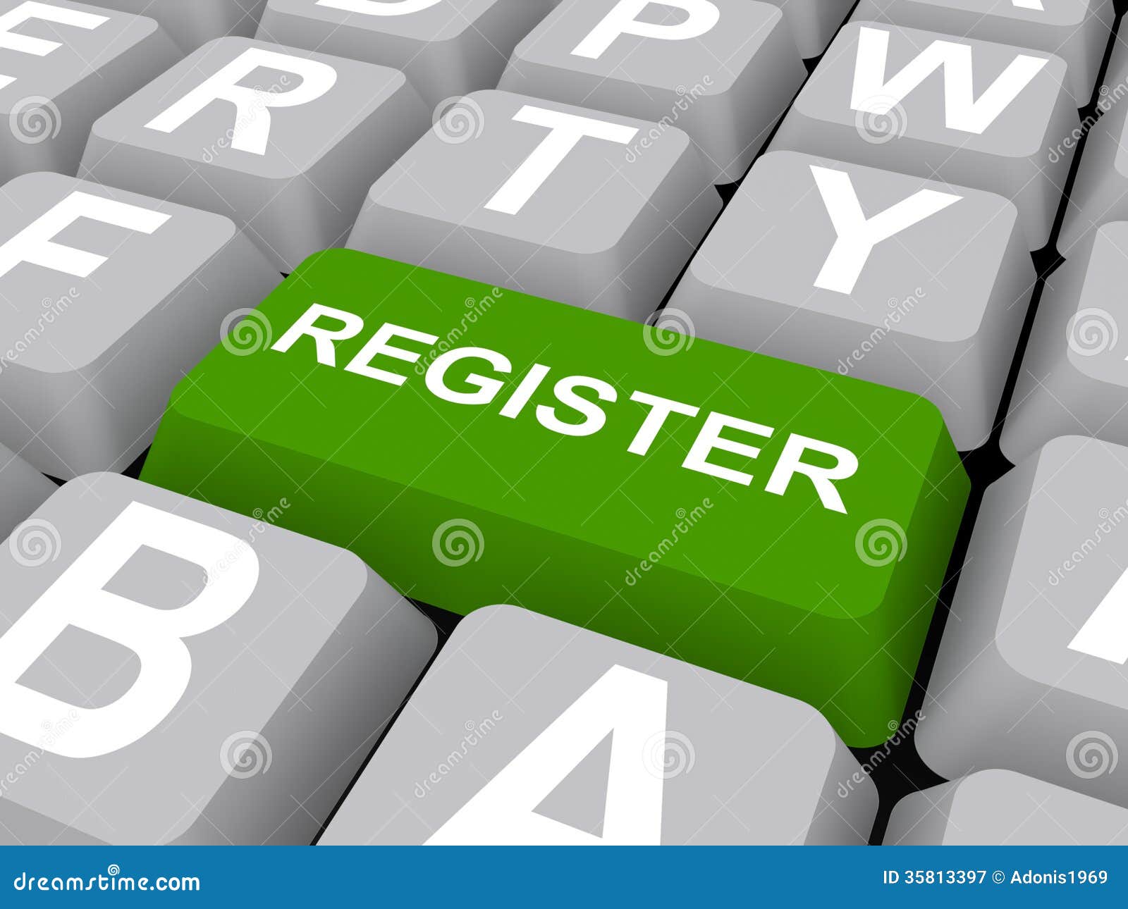 Register button stock image. Image of green, buttons - 35813397